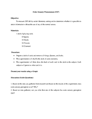 Bonifacio-Expe #2 - Assignment - Retention and Organization of ...