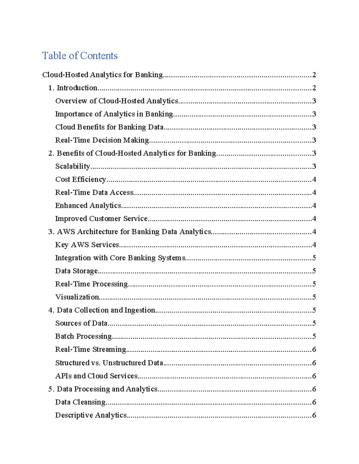 Aws bank - sddsf sfs ds r r sd sdfsd - Table of Contents Cloud-Hosted ...