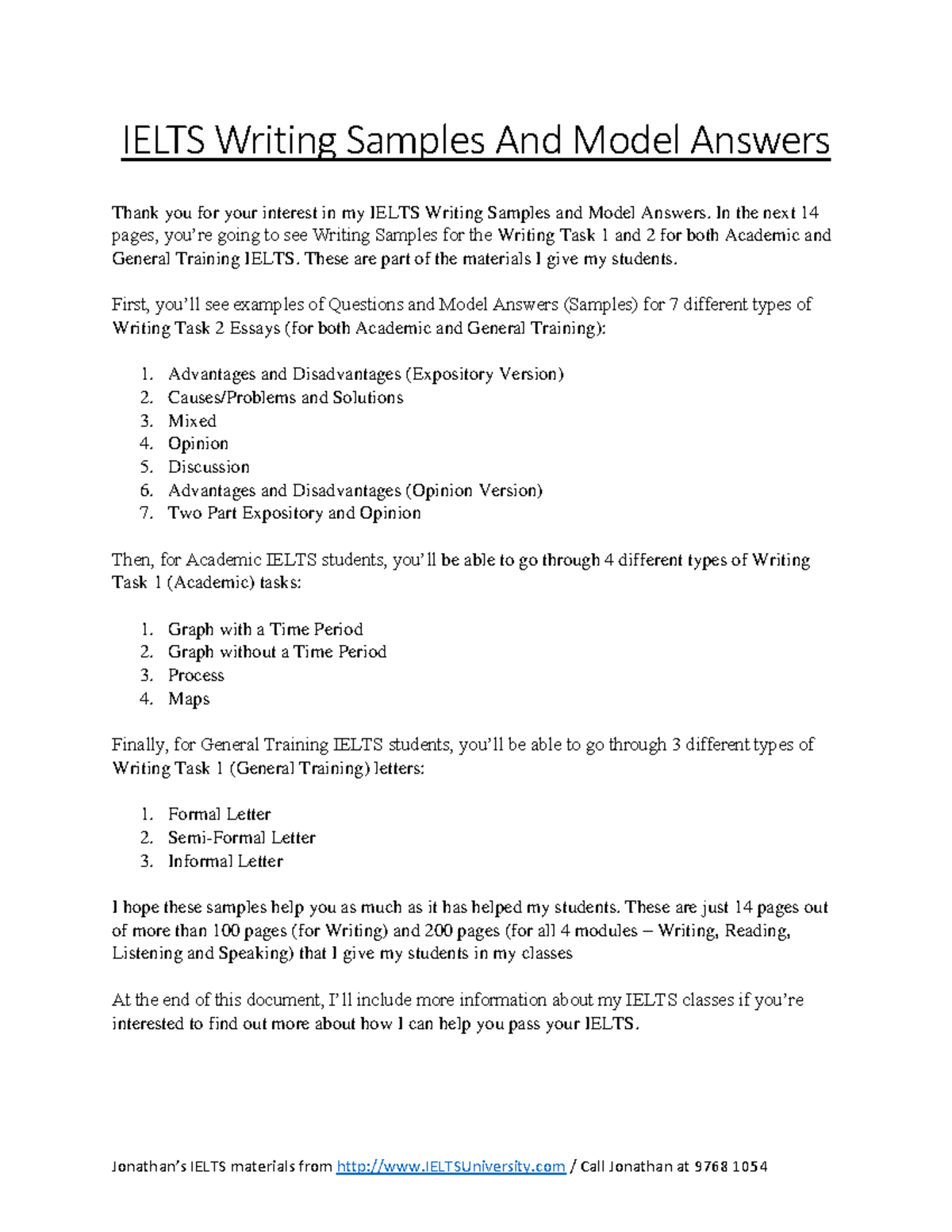 Ielts Writing Samples And More In Questions With Answers IELTS