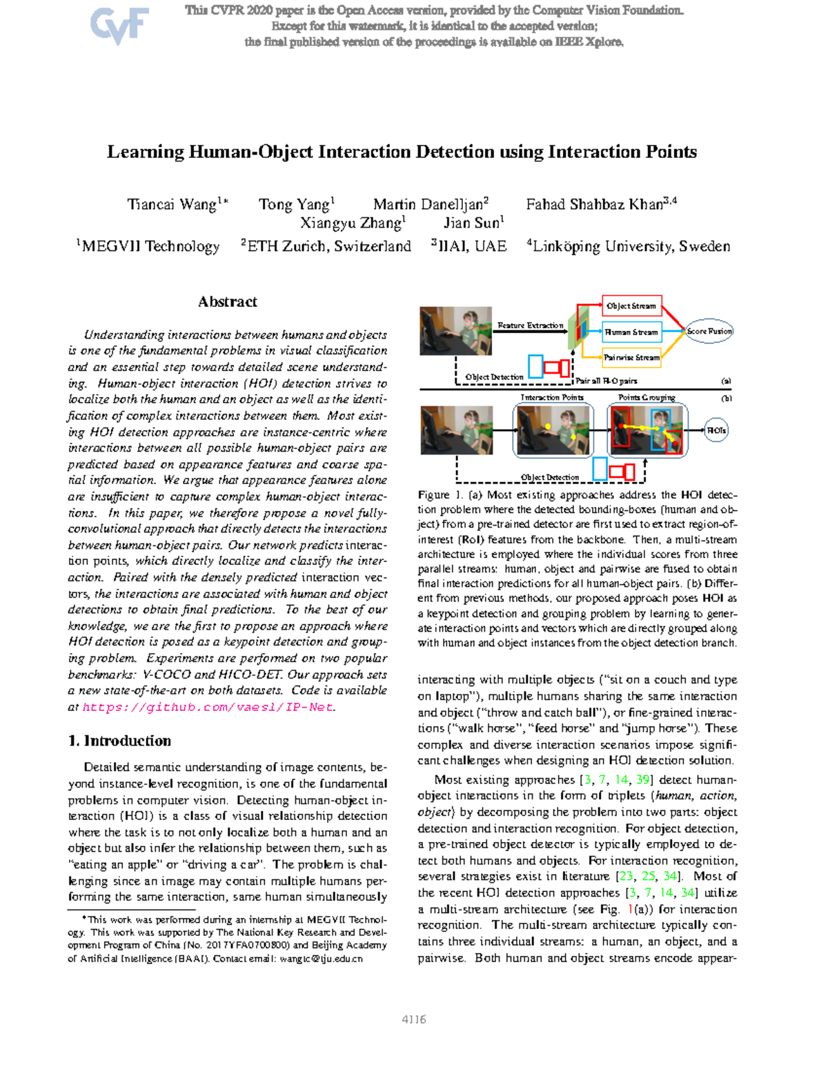Wang Learning Human Object Interaction Detection Using Interaction
