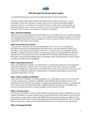 HRM 200 Module Four Assignment SWOT Analysis Template - Download and ...