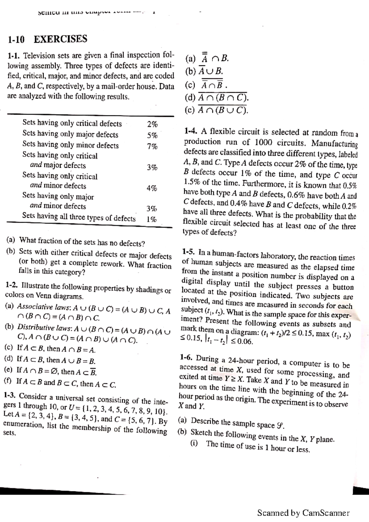 Problems Montgomary GOLDSMAN QUESTİONS PRACTİCE - introduction to probability - METU - Studocu