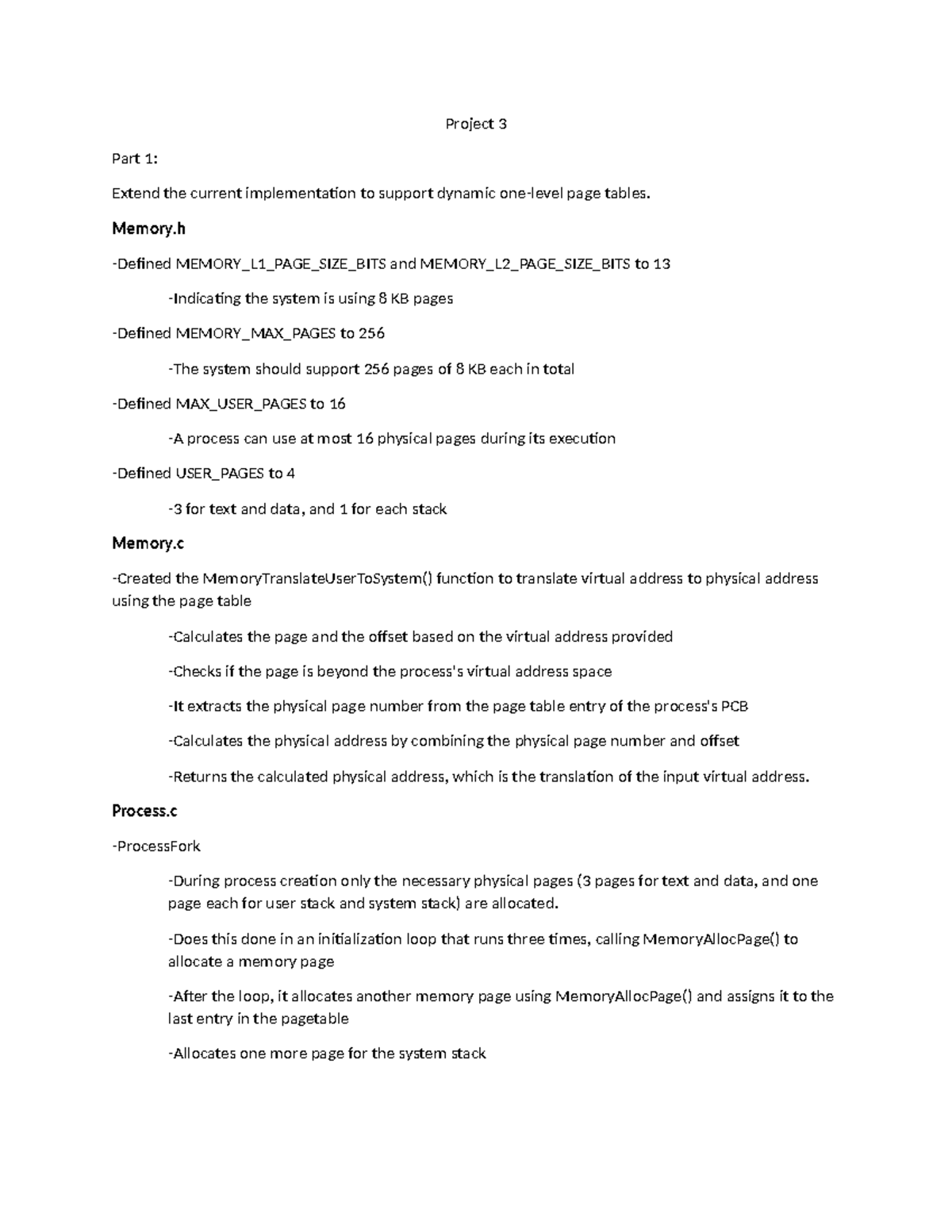 Project 3 Explanation - Project 3 Part 1: Extend the current ...