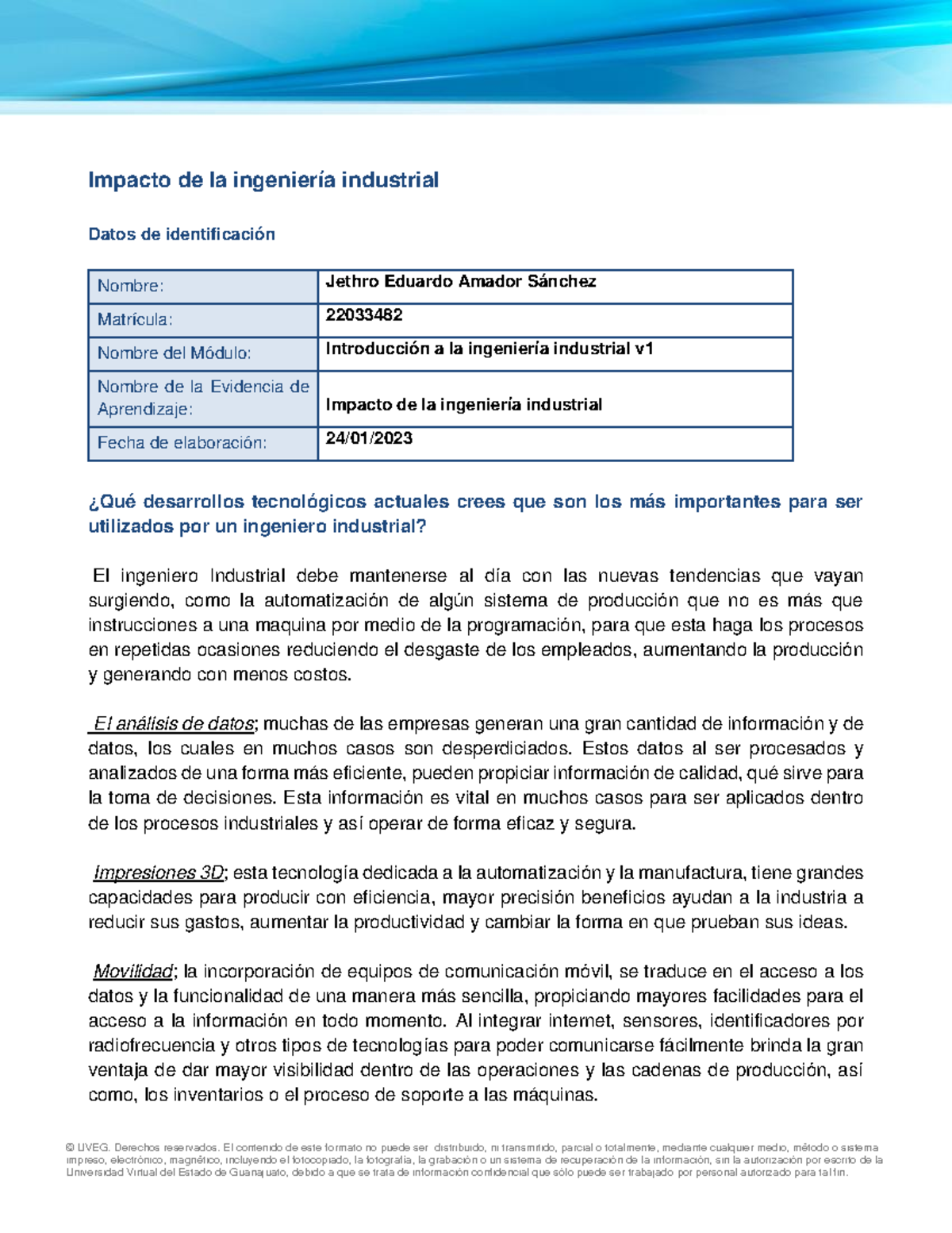 Amador Jethro Impacto - mmbv - © UVEG. Derechos reservados. El ...