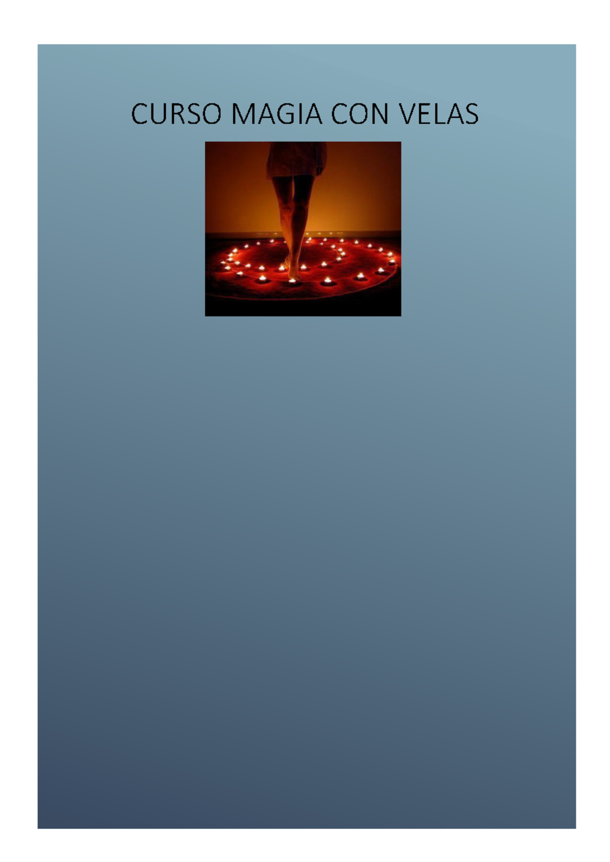 Curso Magia CON Velas - CURSO MAGIA CON VELAS CURSO MAGIA CON VELAS ...