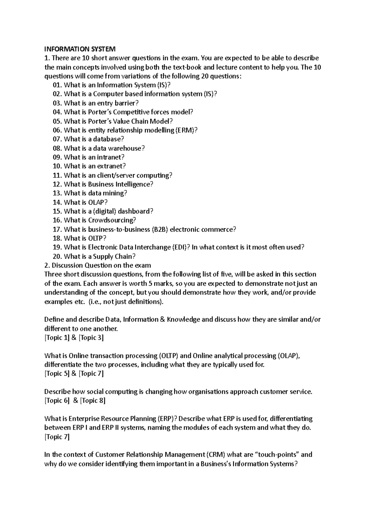 Information System Lecture Notes 12 INFORMATION SYSTEM There Are 10 information-system-lecture-notes-12-information-system-there-are-10