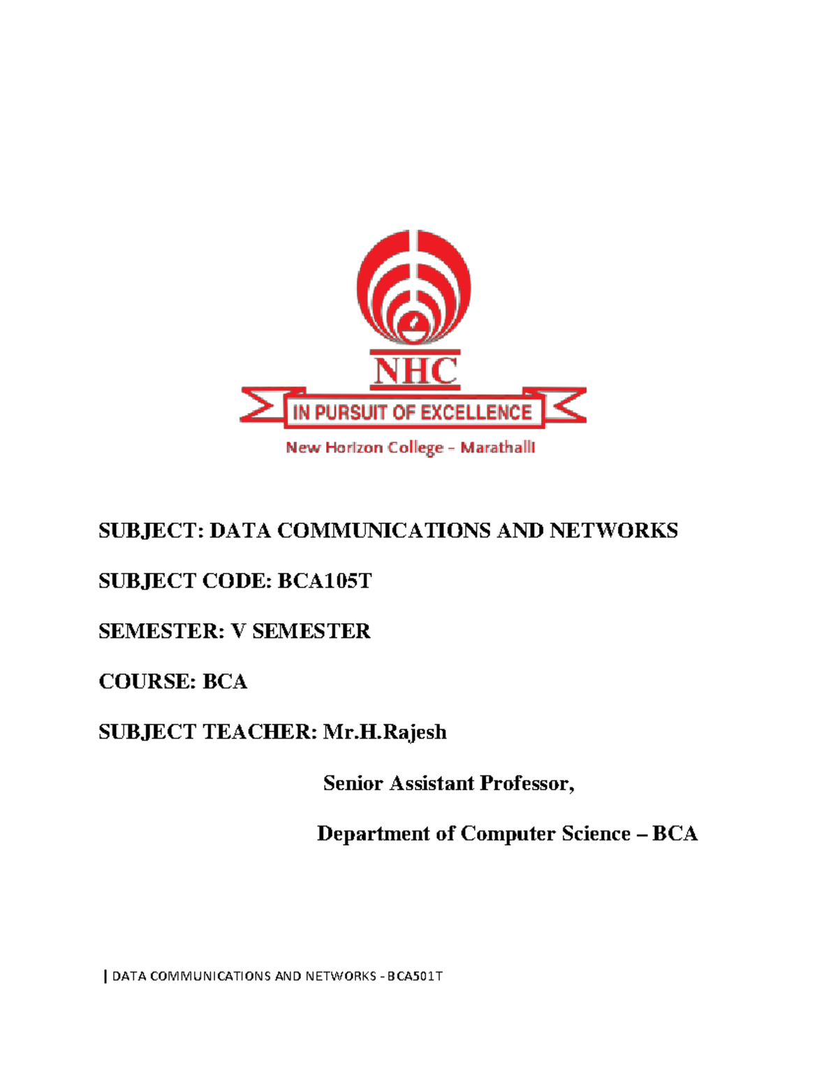 5 SEM BCA - Data-Communications-and-Networks - SUBJECT: DATA ...