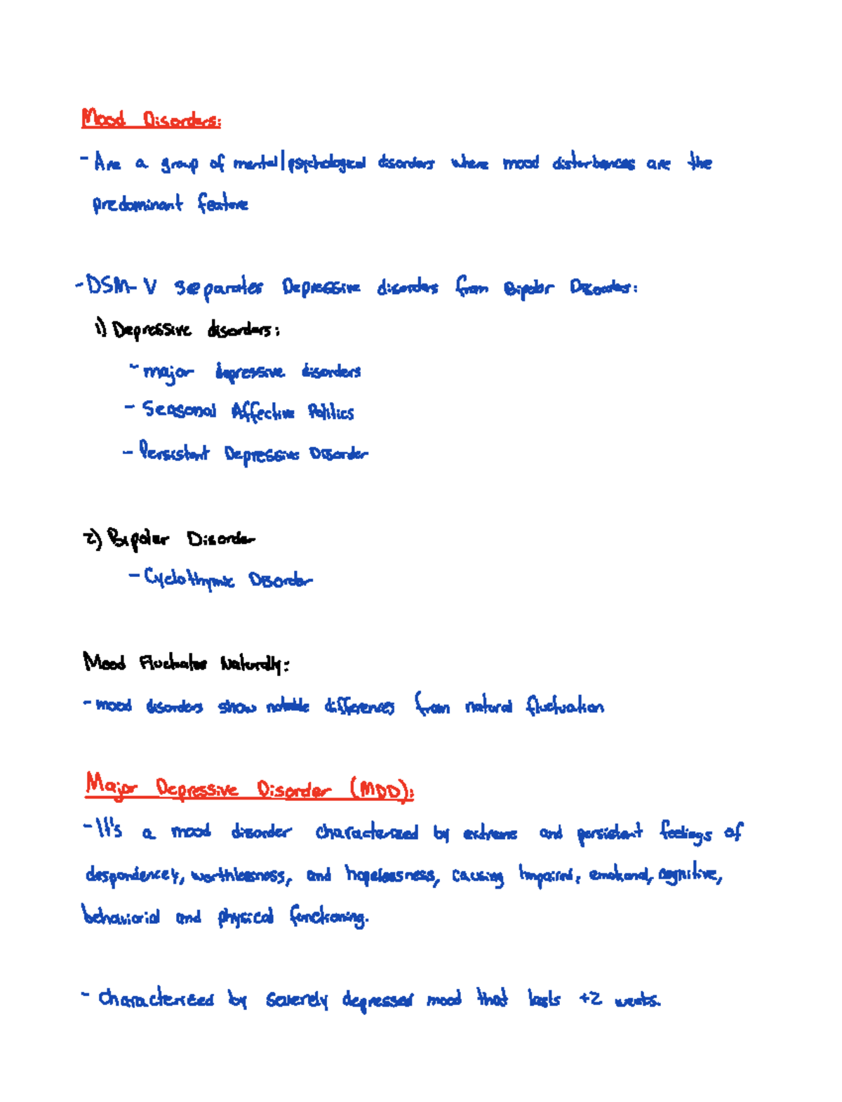 14.3 Depressive and Bipolar Disorders - Mood Disorders Are a group ...