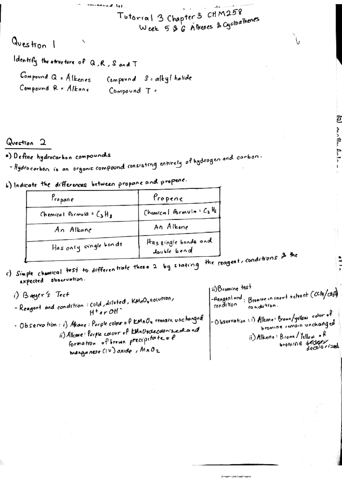 TUTO 3 Chapter 3 tutorial phy week 3 tutorial phy week 3 - Diploma in Science - Studocu