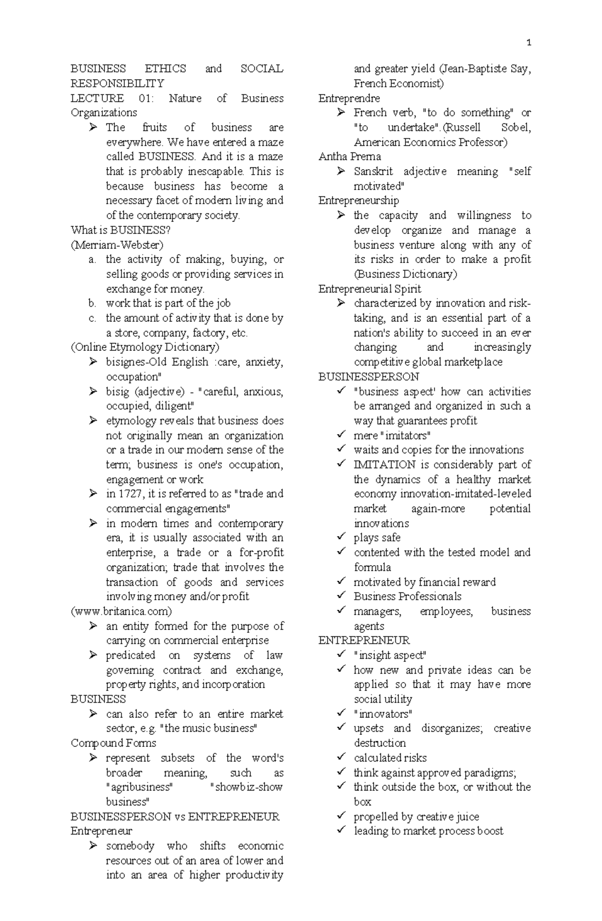 Business Ethics and Social Responsibility - BUSINESS ETHICS and SOCIAL ...
