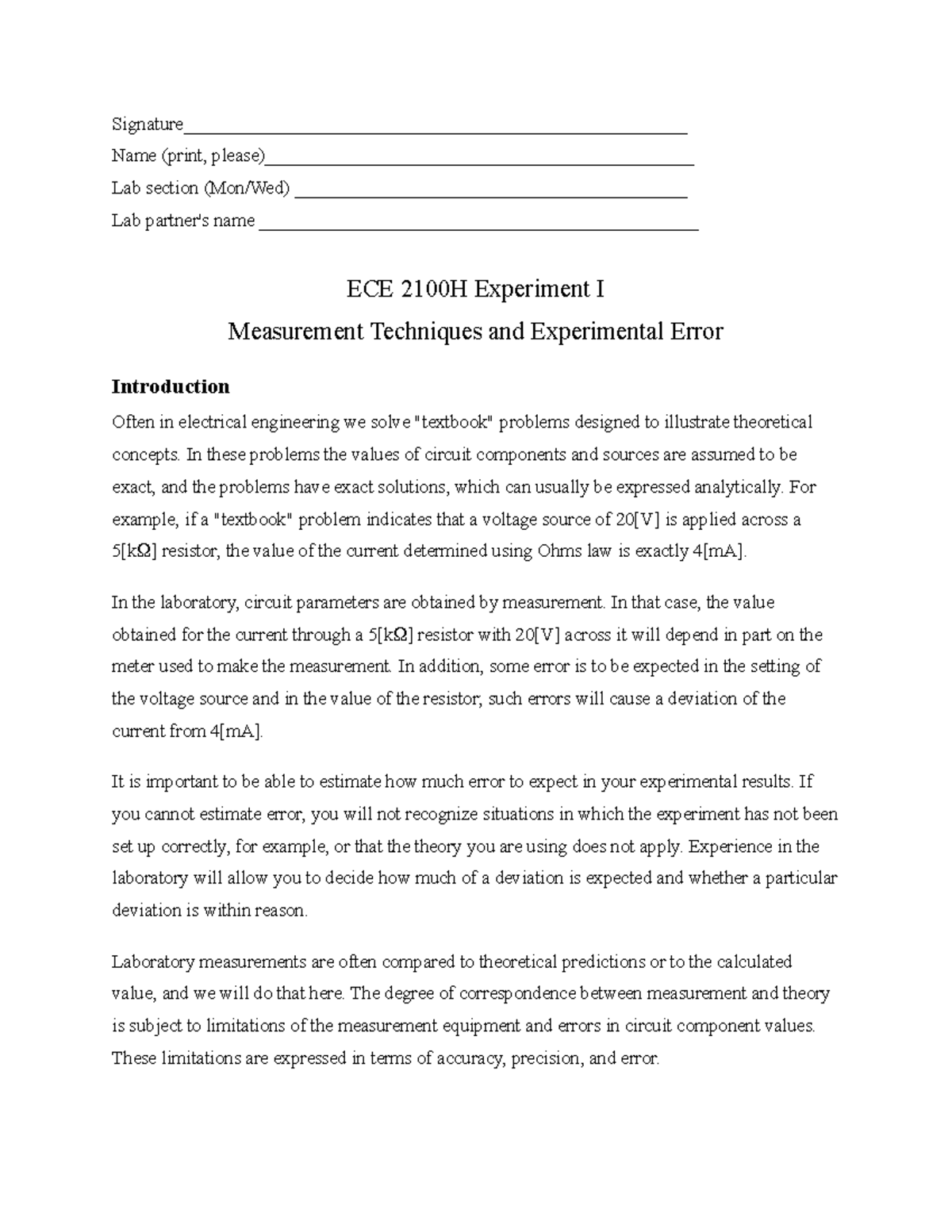 Lab 1 - Lab 1 - Signature ...