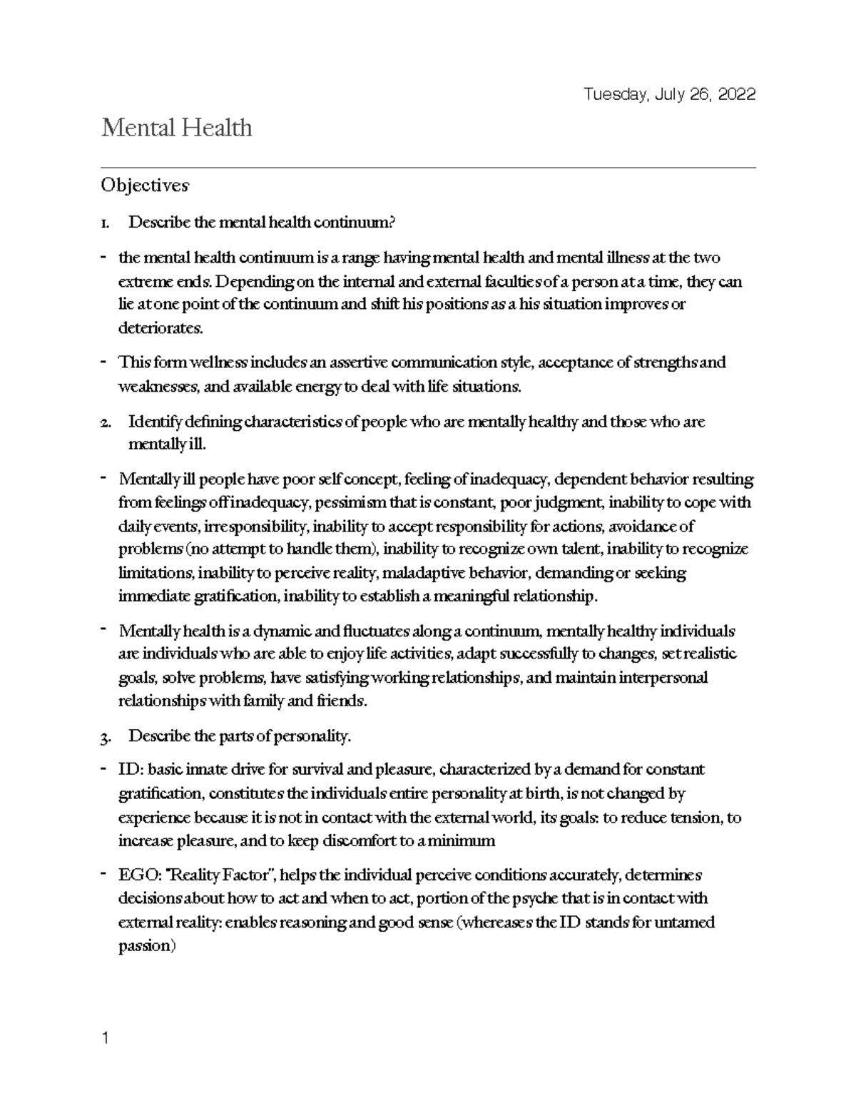 Chapter 34 MH - side guide and answers - Mental Health Objectives ...