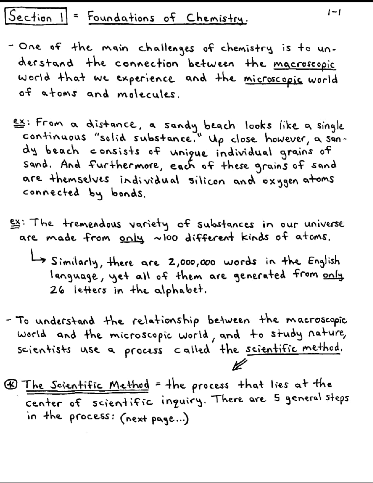 Foundations of chemistry - Section 1 Foundations of Chemistrg One f the ...