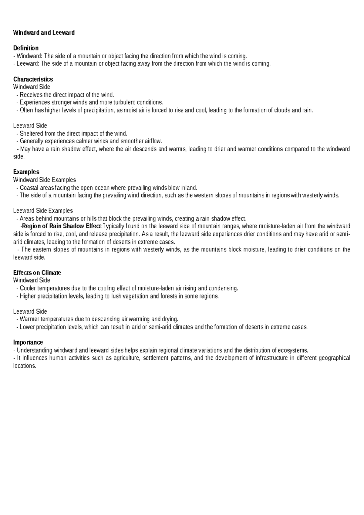 Windward-AND- Leeward - Windward and Leeward Definition Windward: The ...