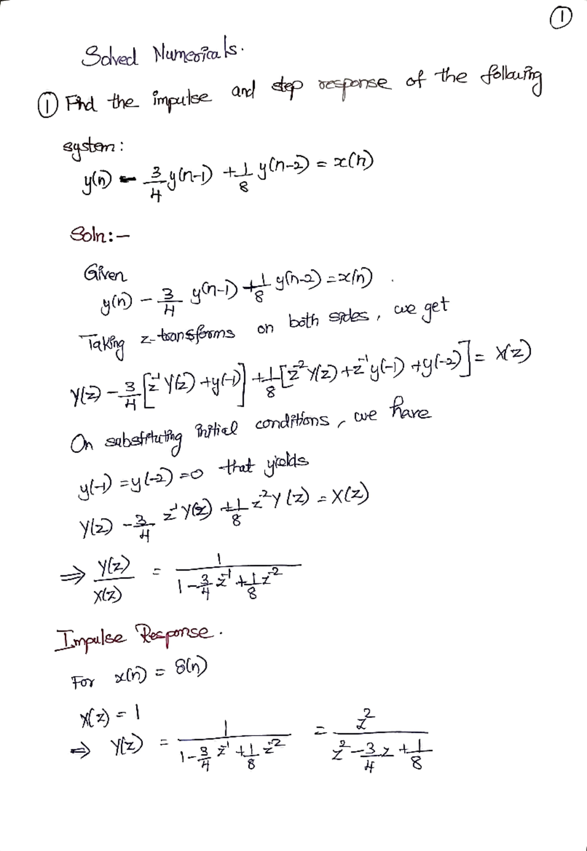 5.3 solved problems Analysis and charact erization of DT system using Z-transform-1-5 - Sclverl ...