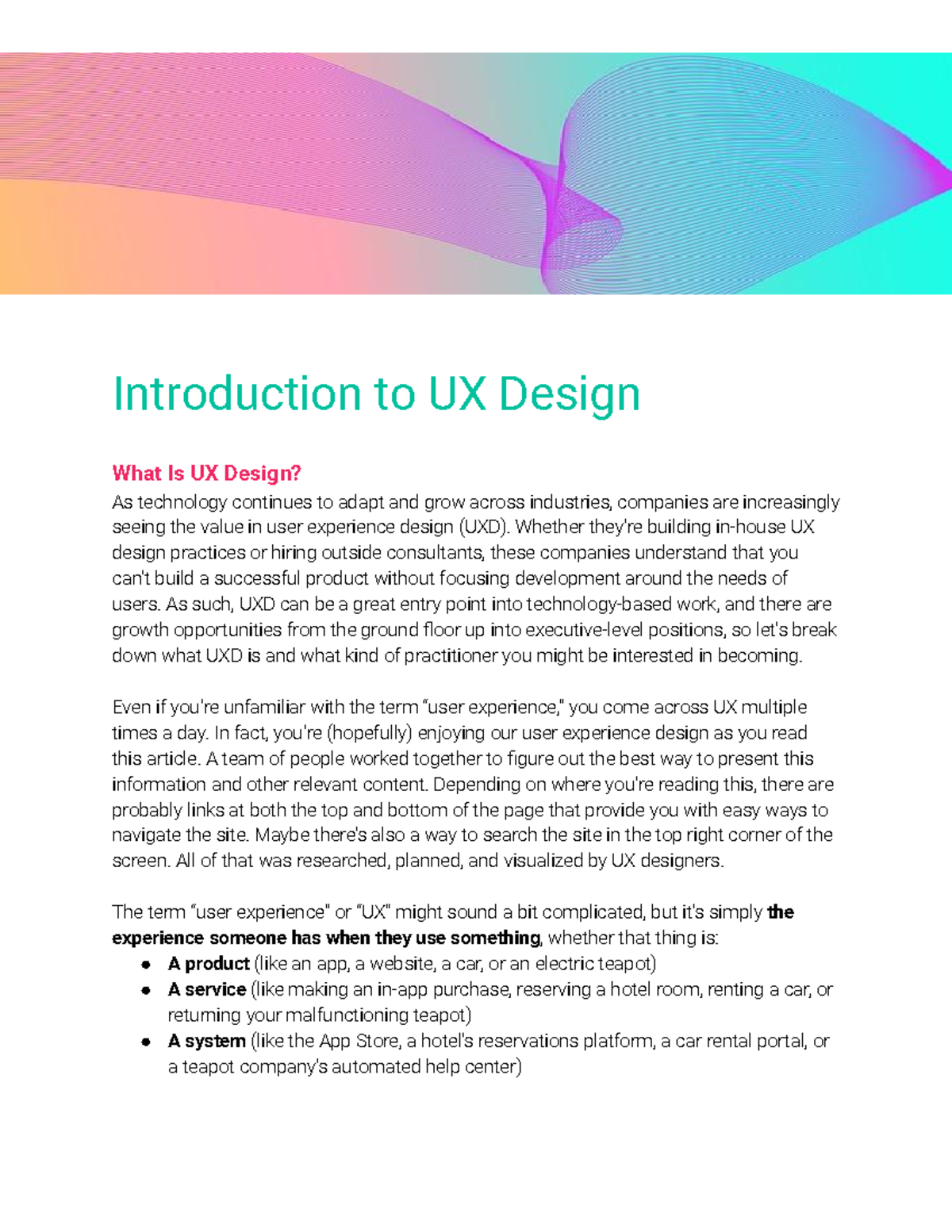 1649270514 UX Learning Path Introduction to UX Design - Introduction to ...