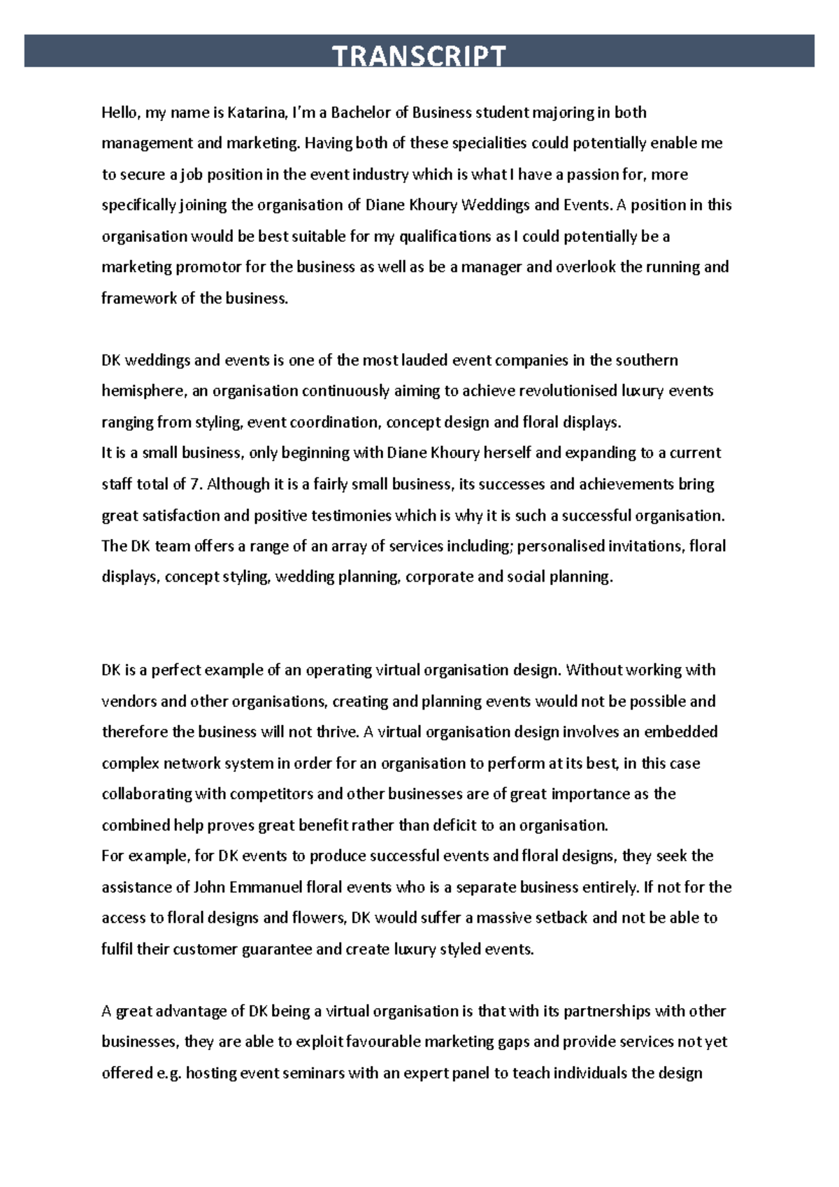 Transcript - Warning: TT: undefined function: 32 Warning: TT: undefined function: 32 TRANSCRIPT ...