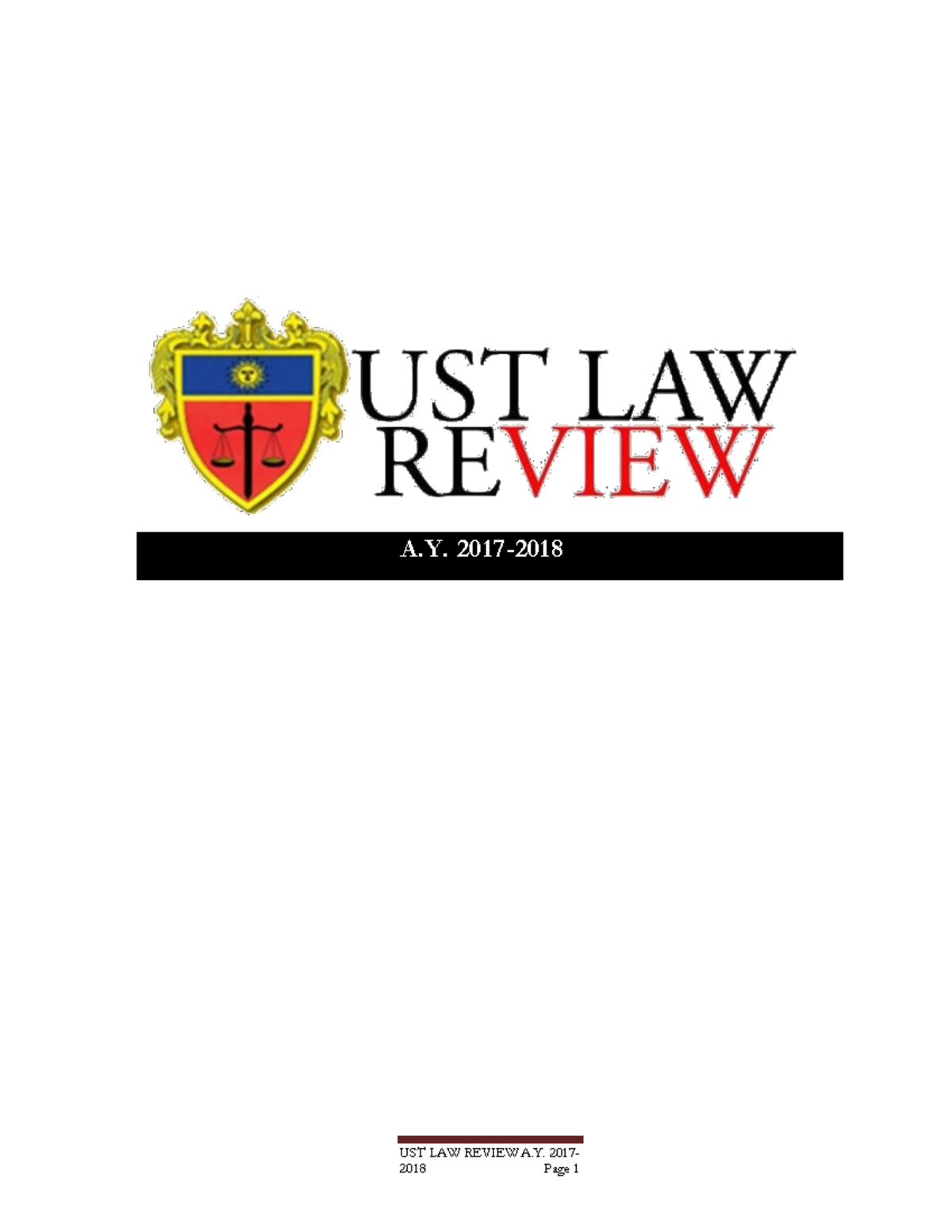 ULR-Style-Guide - succession - UST LAW REVIEW A. 2017- 2018 Page 1 A ...