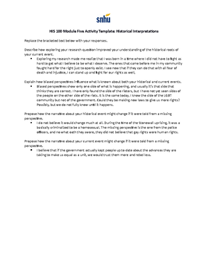 PSY222 Module Two Activity Assignment - PSY 222 Module Two Activity Donnie Stafford January 16 ...