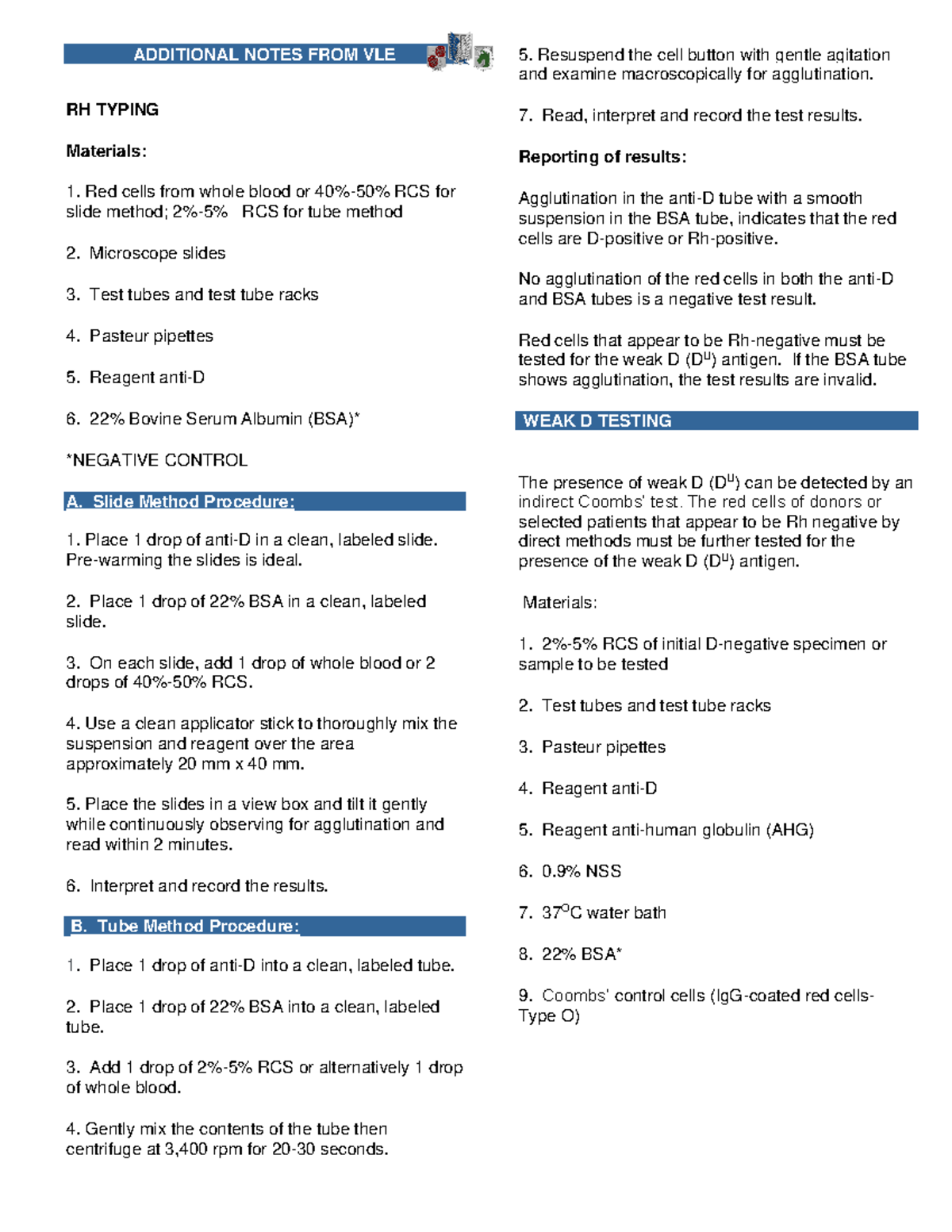 Lesson 5 Newly Updated Notes FROM VLE LAB - ADDITIONAL NOTES FROM VLE ...