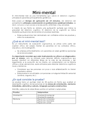 MMSE Versión Chilena minimental - A R T Í C U L O D E I N V E S T I G A ...