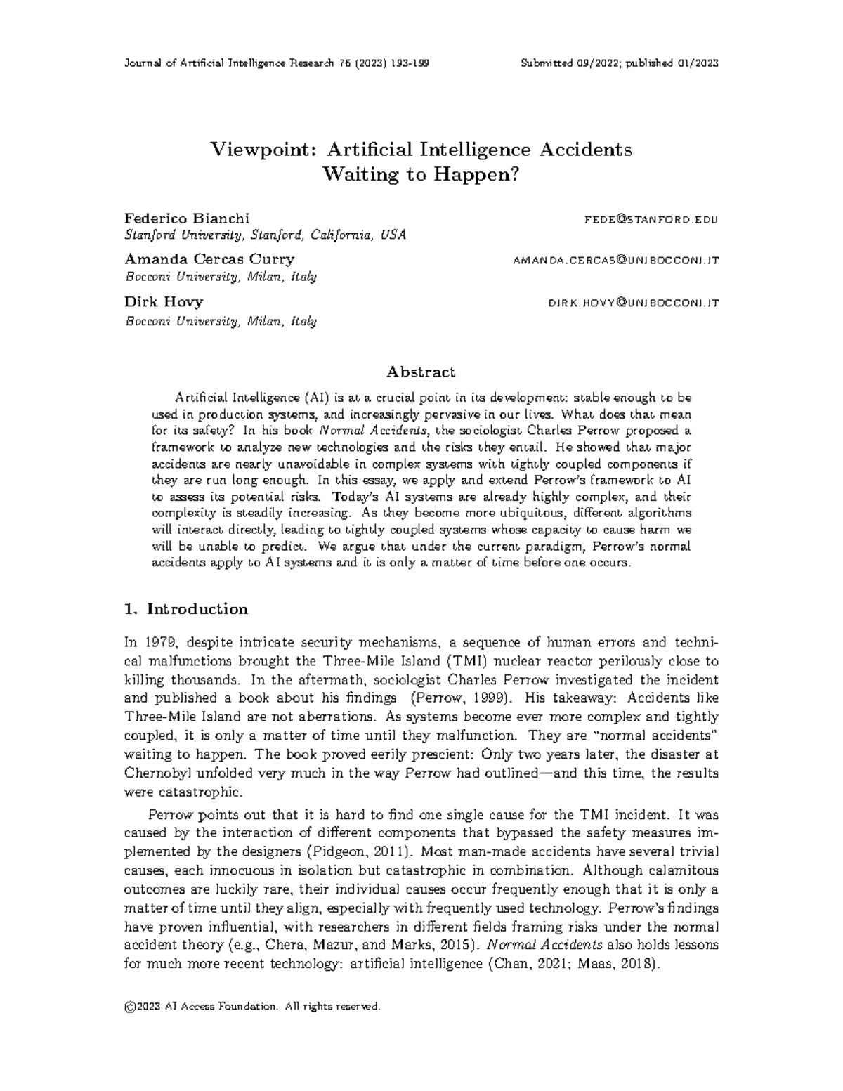 AI - Positive and Negative side of AI - Journal of Artificial ...