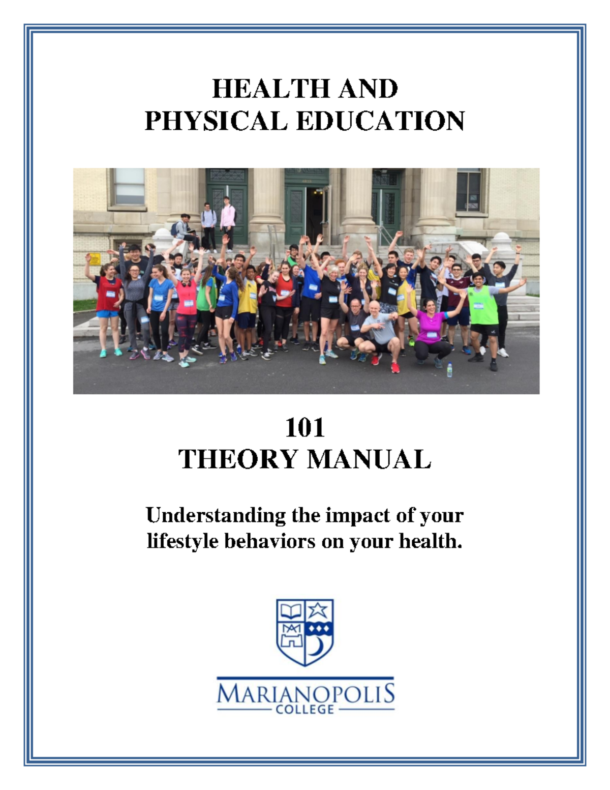 Theory Manual chapter 7 - HEALTH AND PHYSICAL EDUCATION 101 THEORY ...