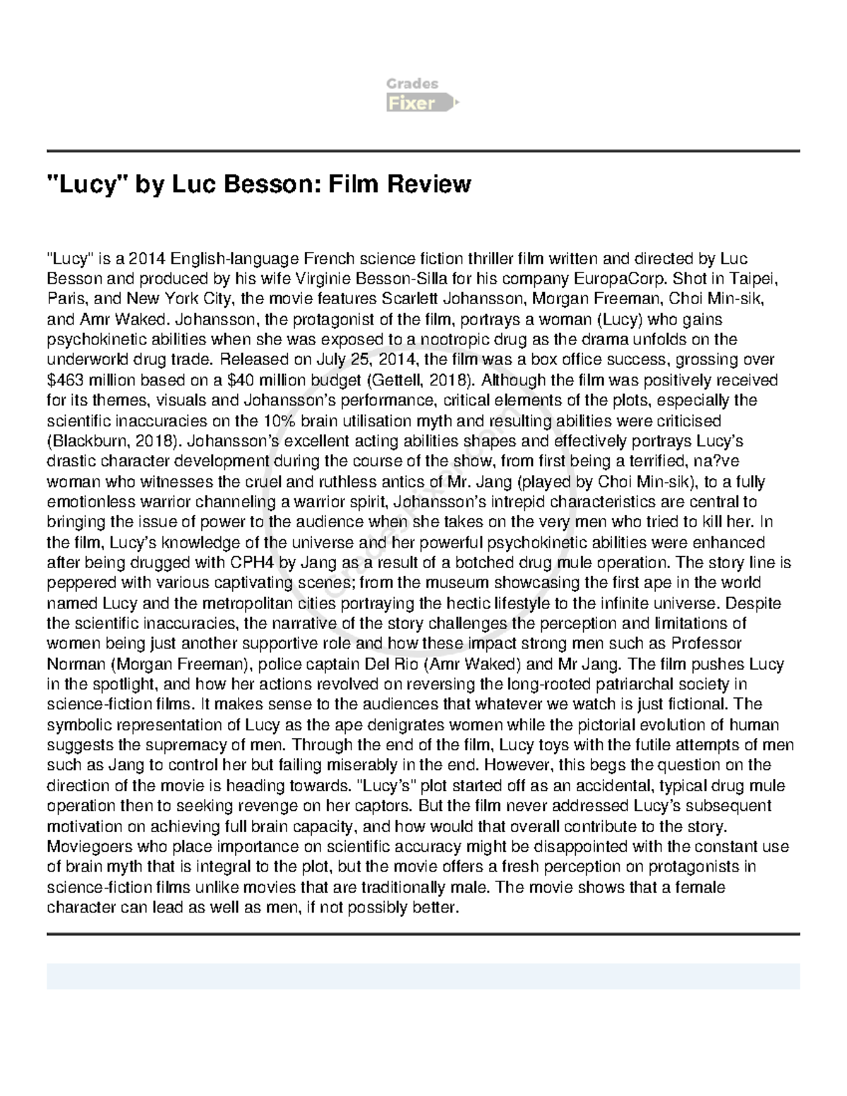 Lucy by Luc Besson Film Review - "Lucy" by Luc Besson: Film Review ...