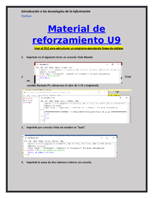 Actividad entregable 02 - Python Actividad entregable 02 Escribe un programa que solicité al ...