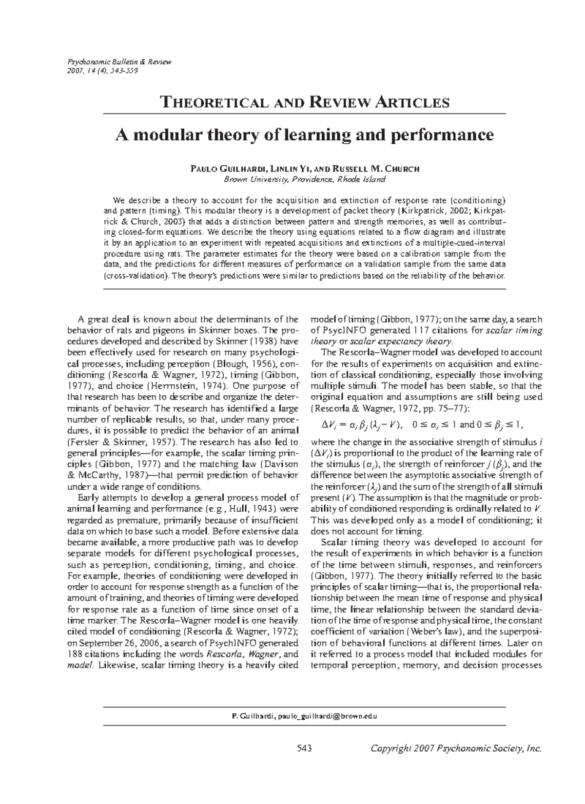 2007-01 - This lecture notes in college - A great deal is known about ...