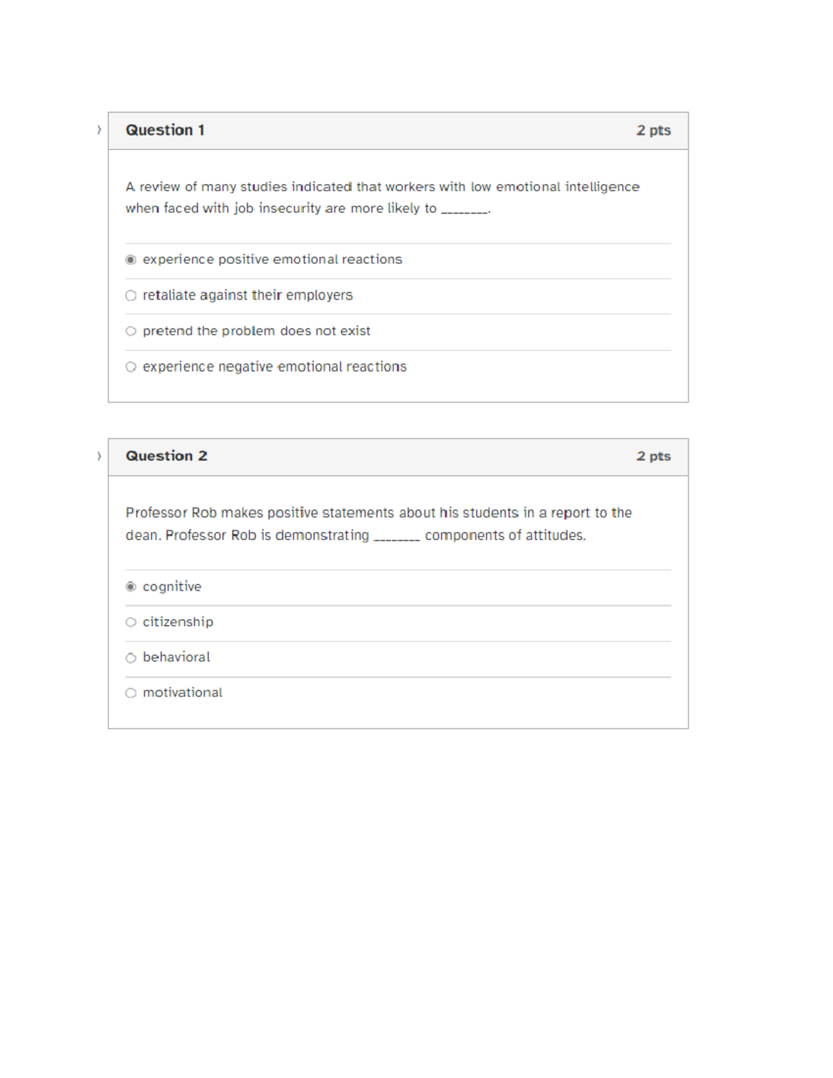 Exam 2 - exam questions - MAN 4101 - Studocu