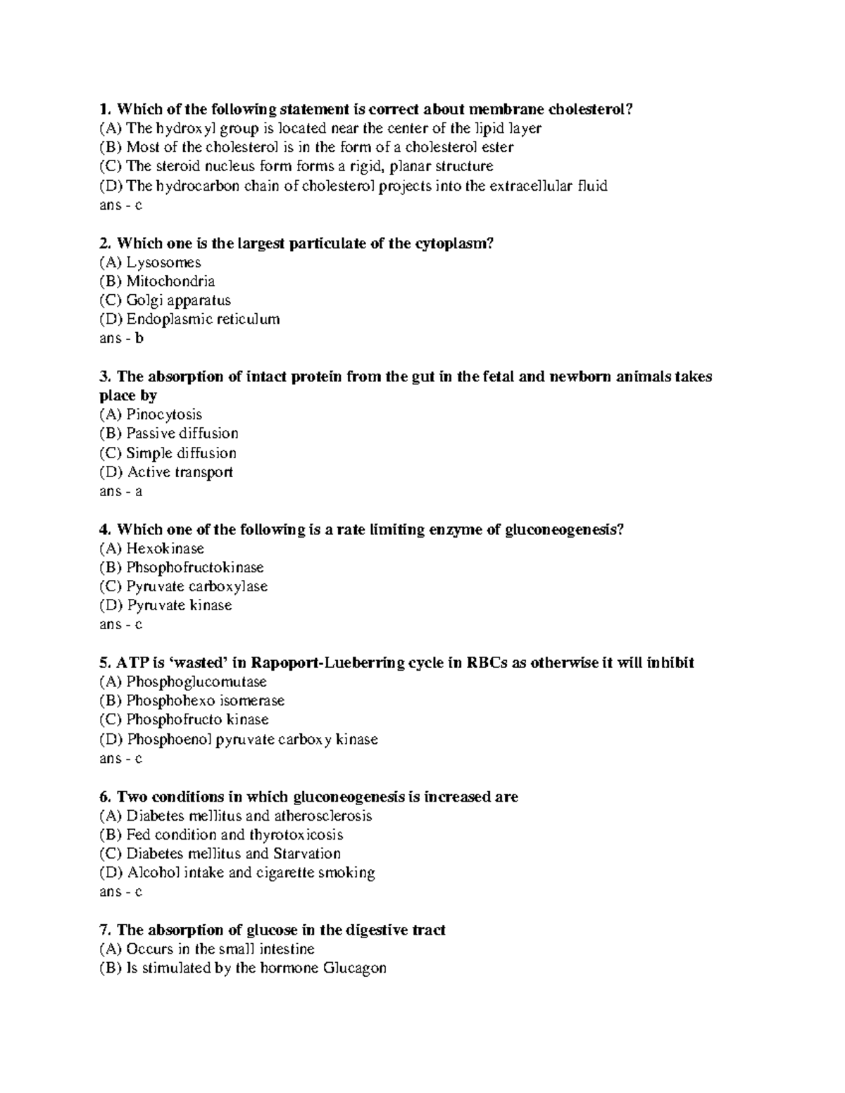 Pdf - health assesment mcqa - Which of the following statement is correct about membrane - Studocu