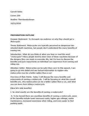 Week 4 Speech 2 Outline - Garrett Bates Week 4 Speech 2 Outline 9/29 ...