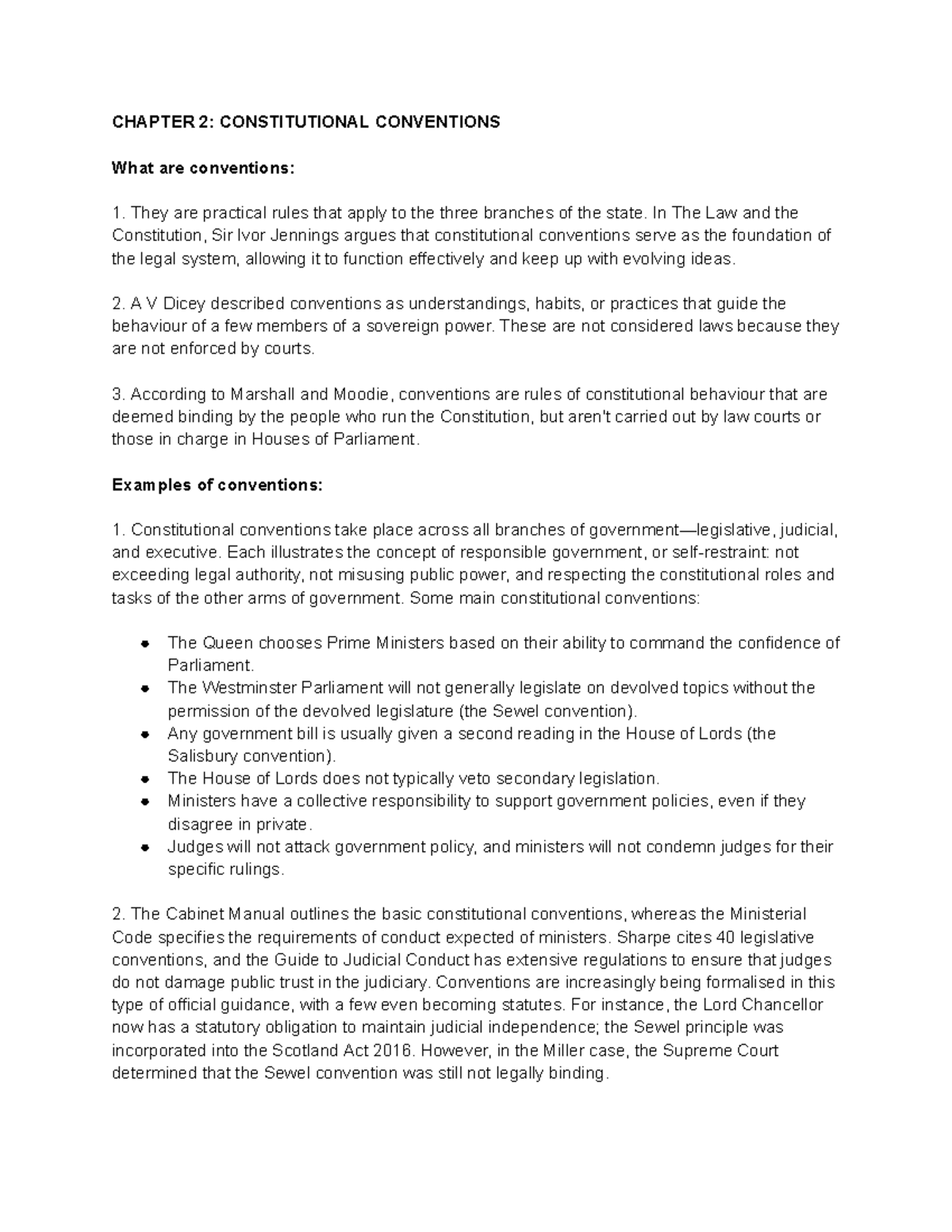 Chapter 2 Constitutional Conventions - CHAPTER 2: CONSTITUTIONAL ...