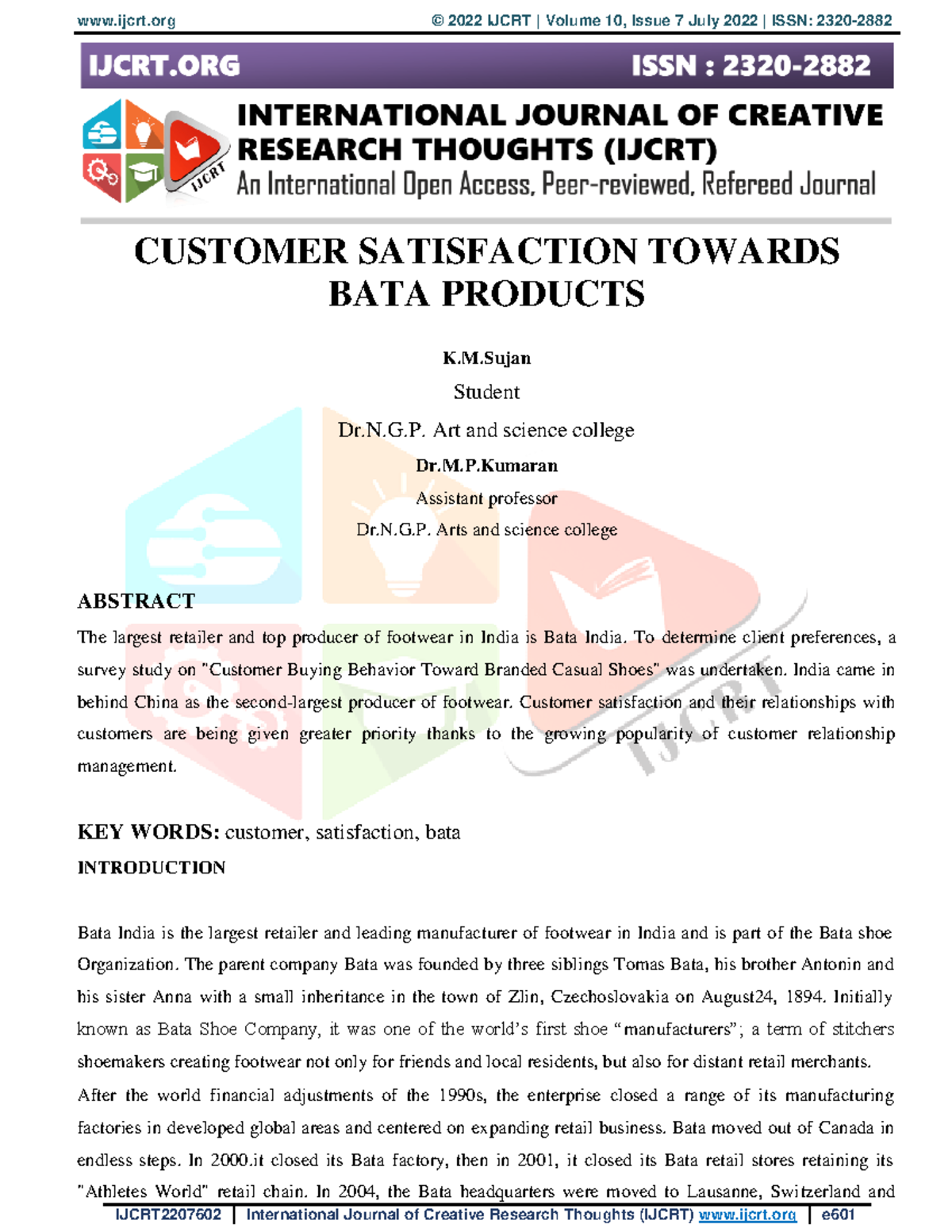 Bata research report - rydryvb gf5 tgtgtg fvrfv - CUSTOMER SATISFACTION ...