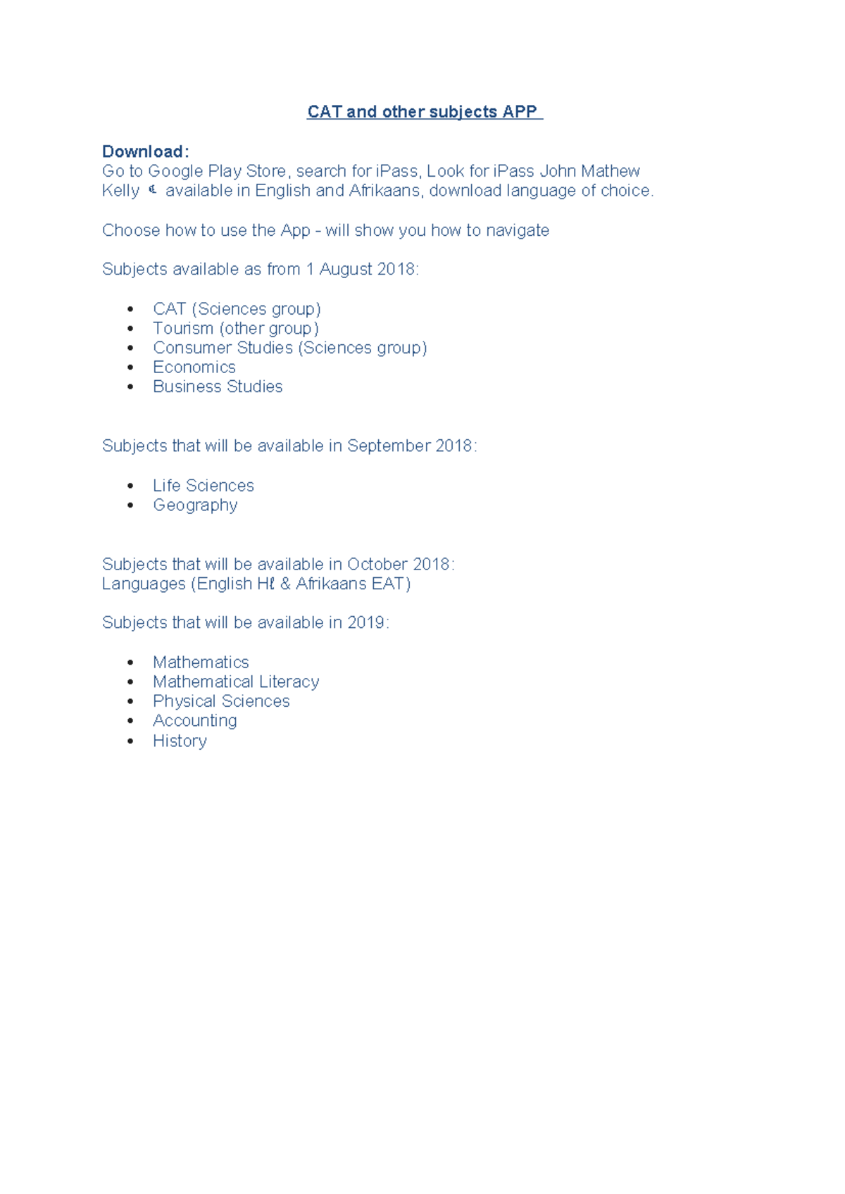 CAT and other subjects APP - CAT and other subjects APP Download: Go to ...