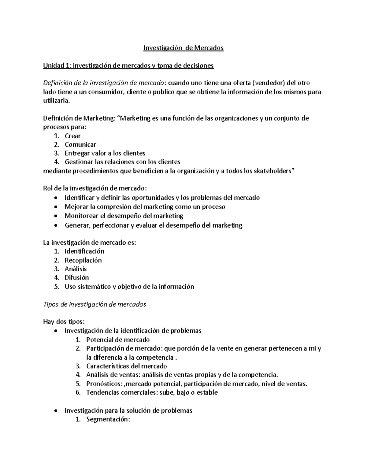 Investigación de Mercados Resumen - Warning: TT: undefined function: 32 Warning: TT: undefined ...