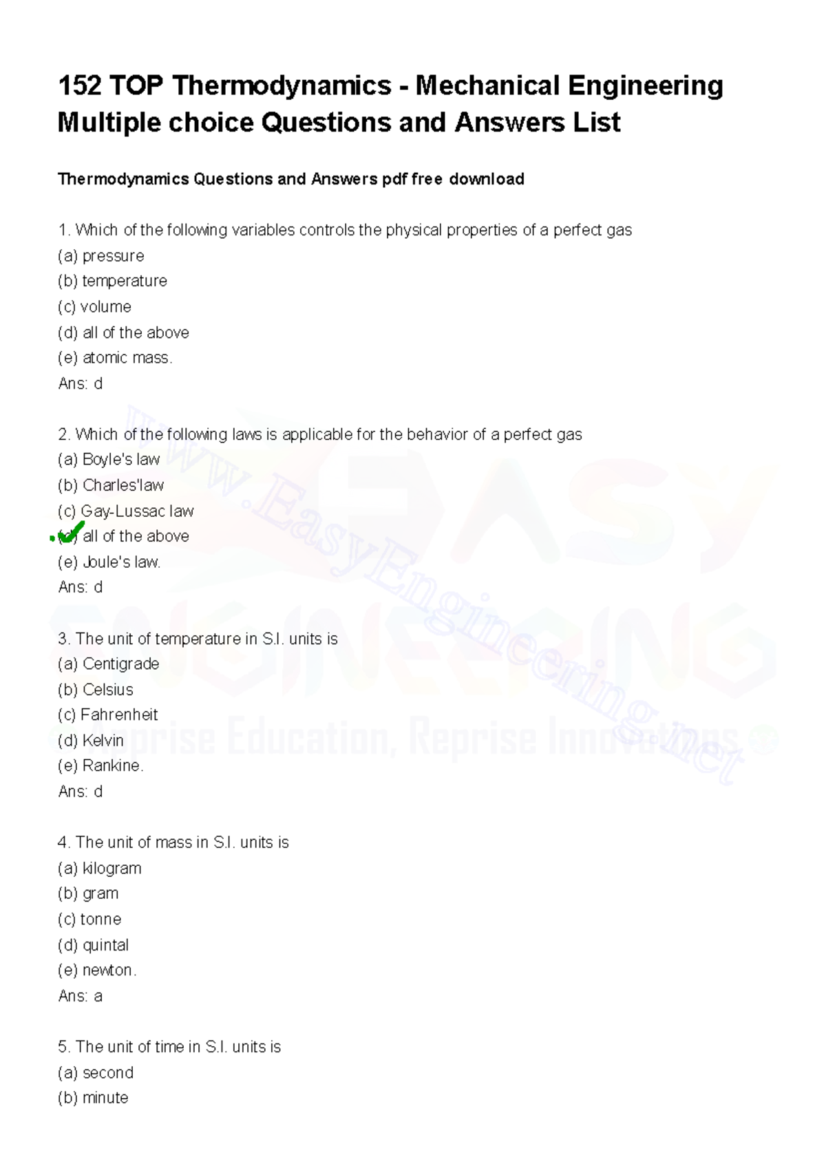 52 TOP Thermodynamics Mechanical Enginee - 4/9/2016 152 TOP ...