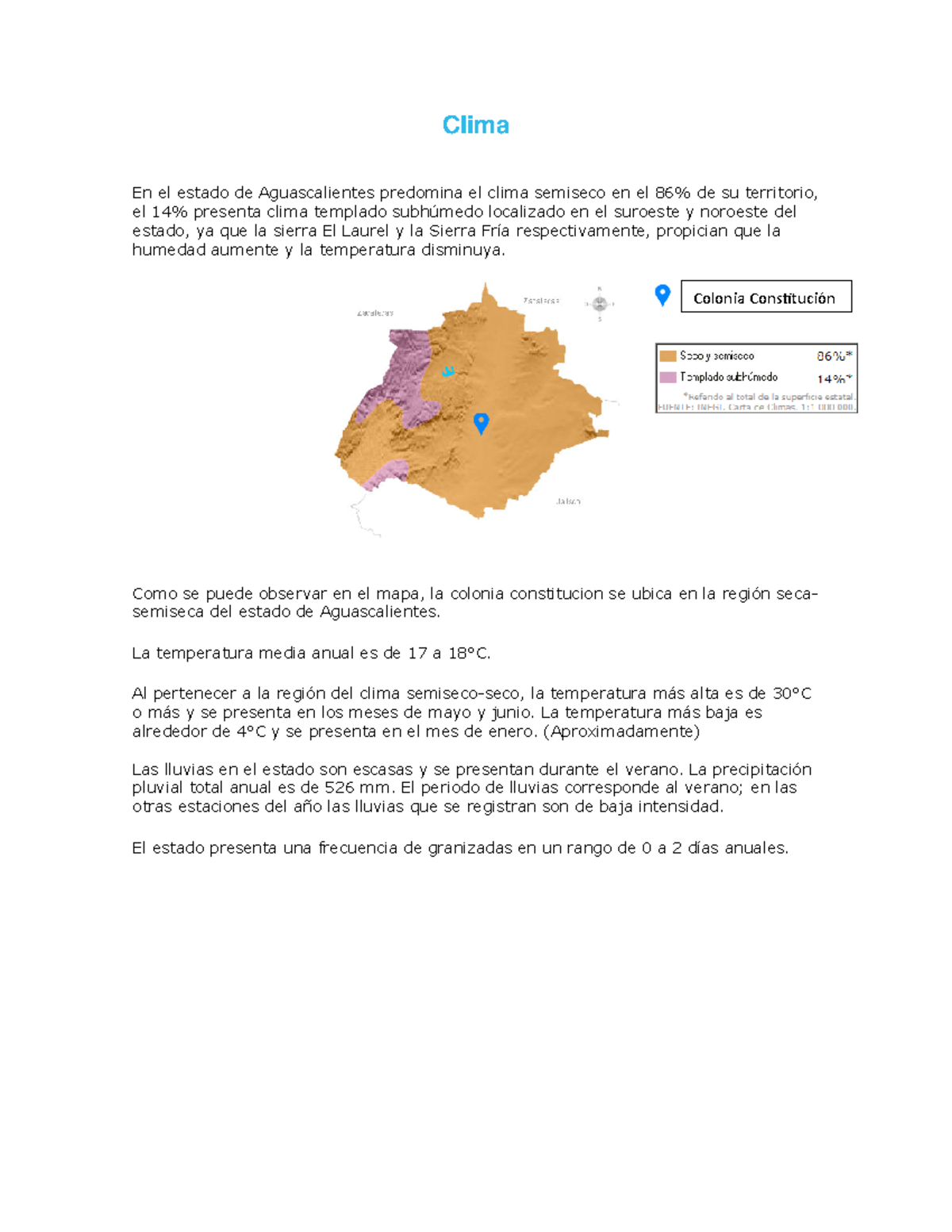 Clima col. constitución - Clima En el estado de Aguascalientes ...