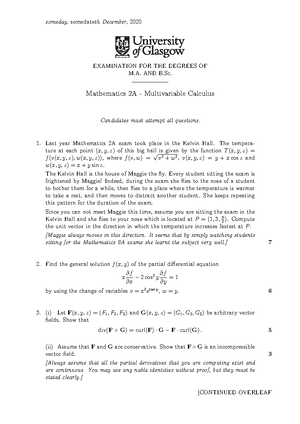 2A 2 - Flash cards - Critical Points D = 18xx fxy)((x , y) = (a , b ...