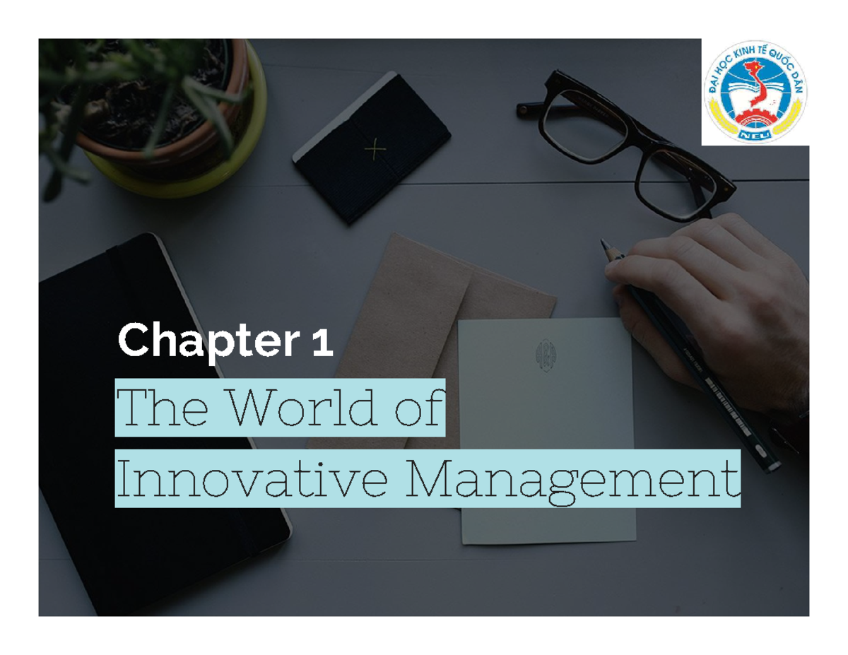Chapter 1 - Copy - Slide for review - The World of Innovative ...