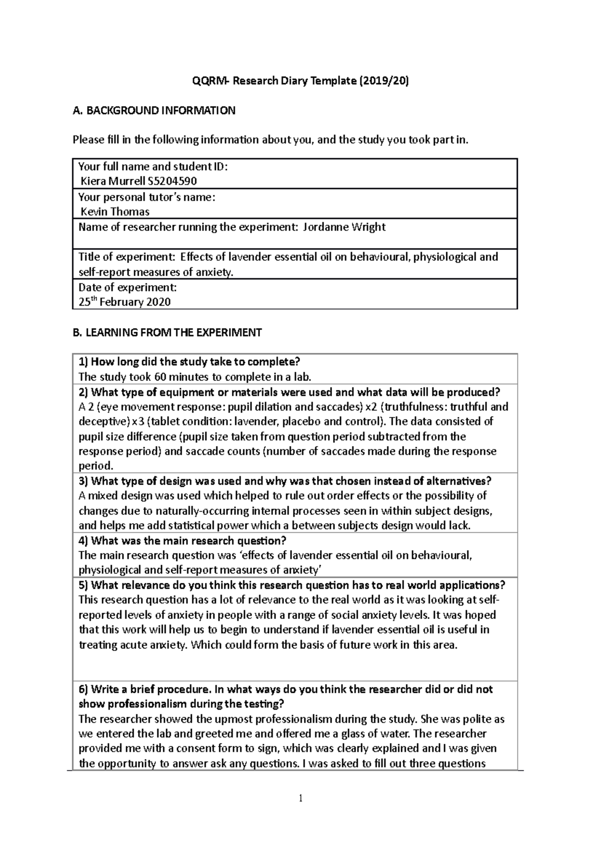 Final 12 July 2020, questions and answers - QQRM- Research Diary ...