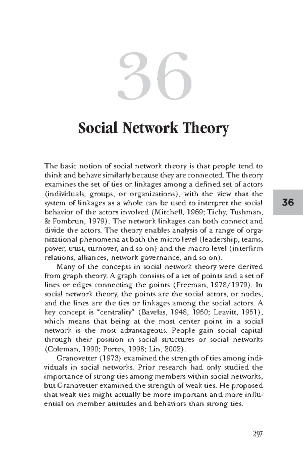 S11 - Miles, 2012 , Social Network Theory (Miles 2012 ) - 36 Social ...