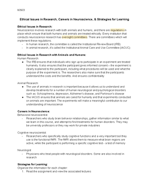 Revised Ch 1 - Structure and Function - Outline - Ch 1 - Structure and ...