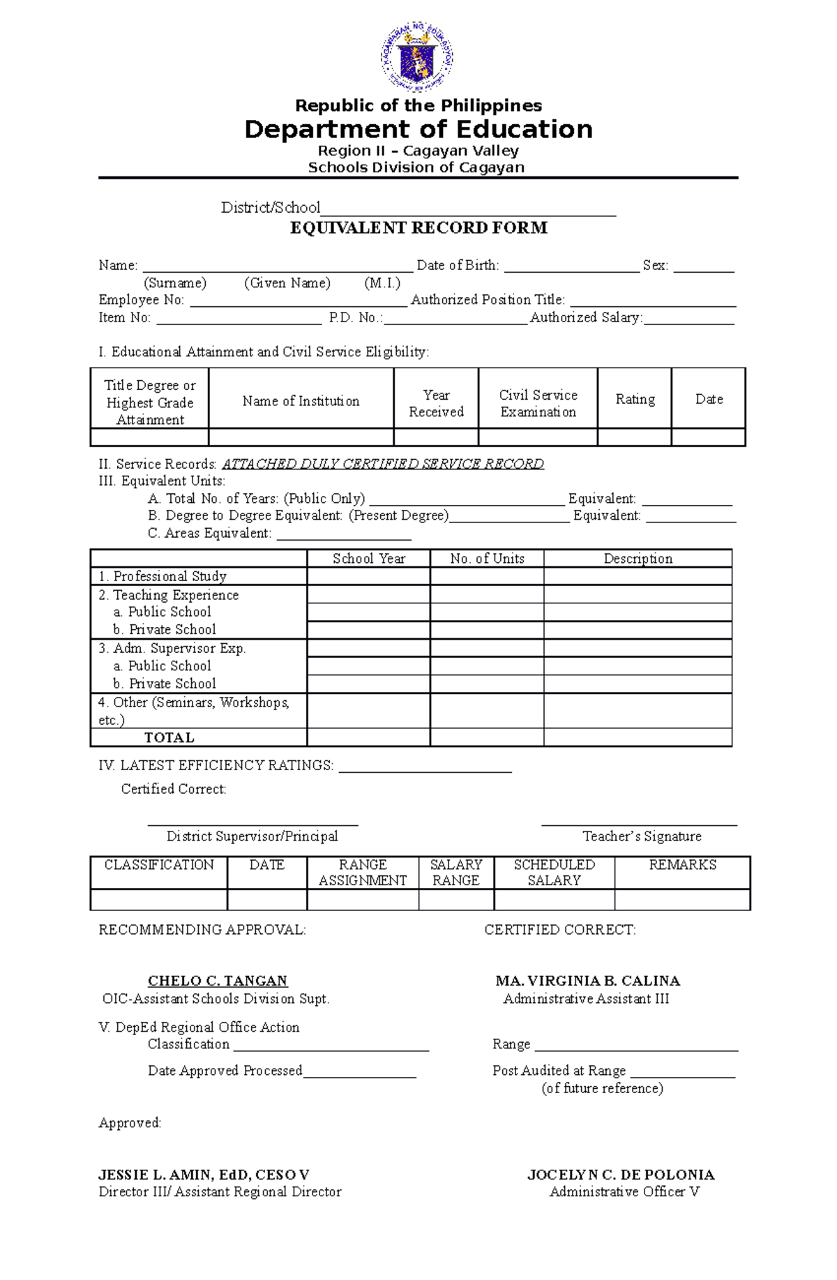 ISO ERF FORM 2021 - ISO ERF FORM 2021 - Republic of the Philippines ...