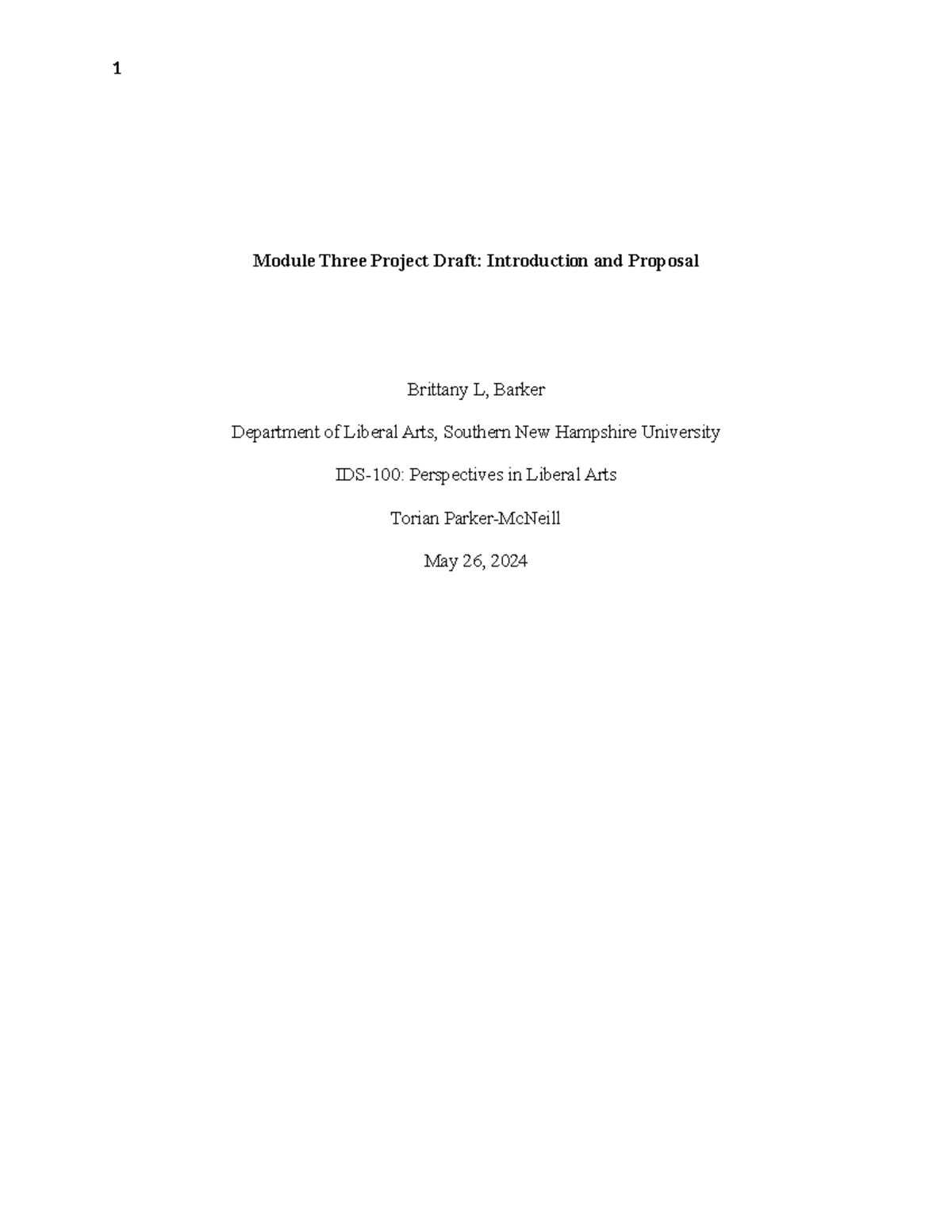 Module Three Project Draft - The social science lens focuses on society ...