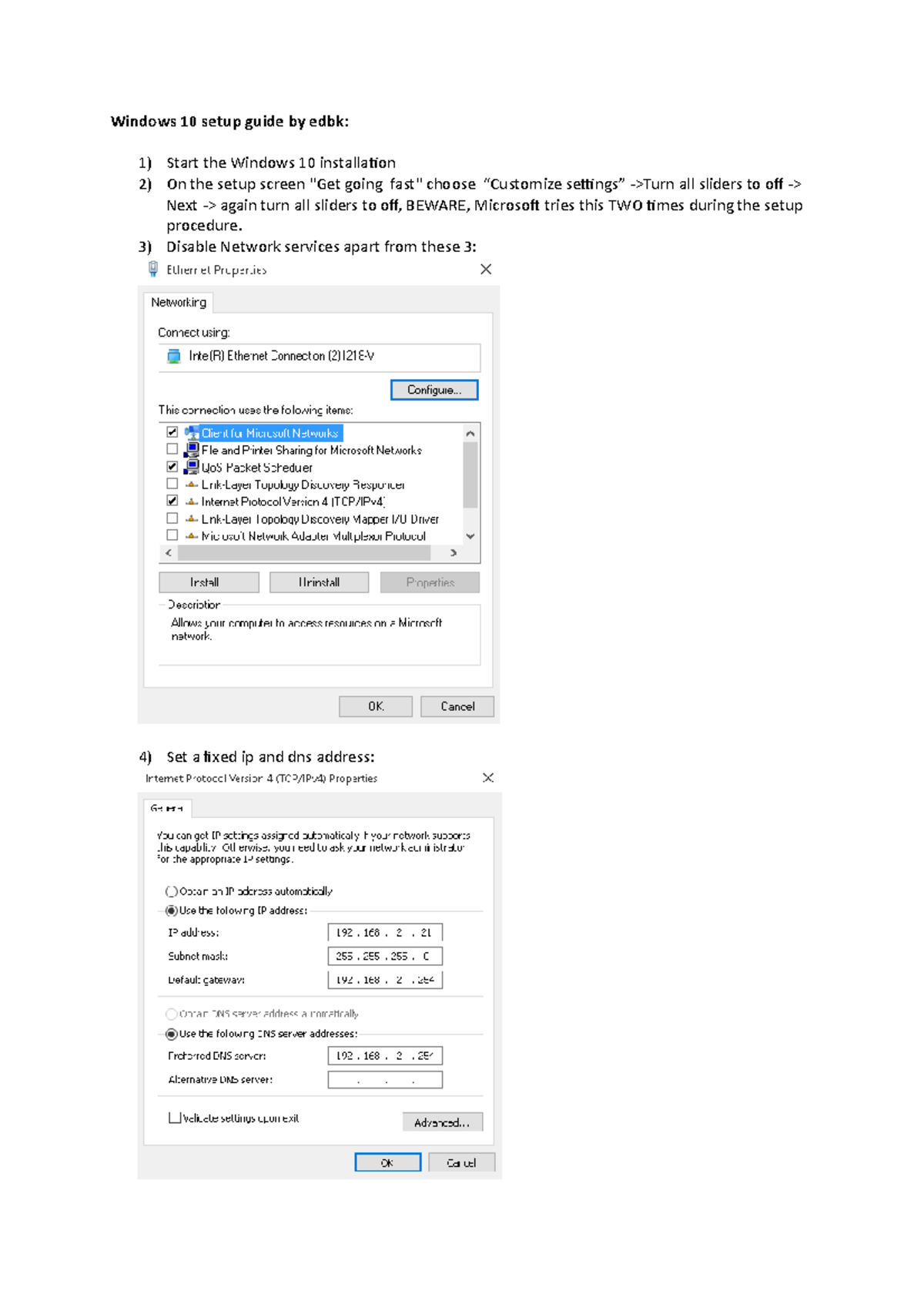 Windows 10 setup guide - Windows 10 setup guide by edbk: Start the Windows 10 installation On ...