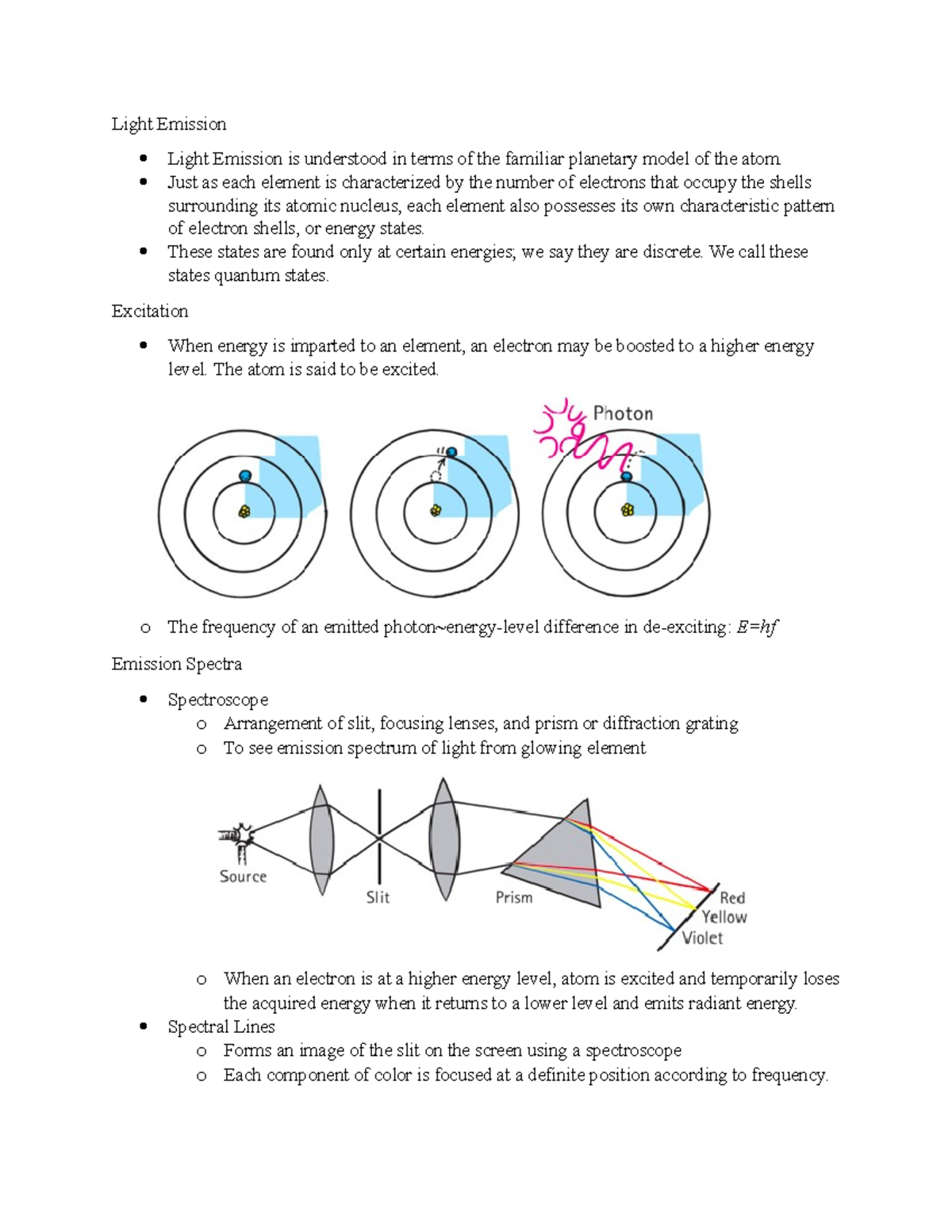 Chapter 30 Physics-Light Emission - Light Emission Light Emission is ...