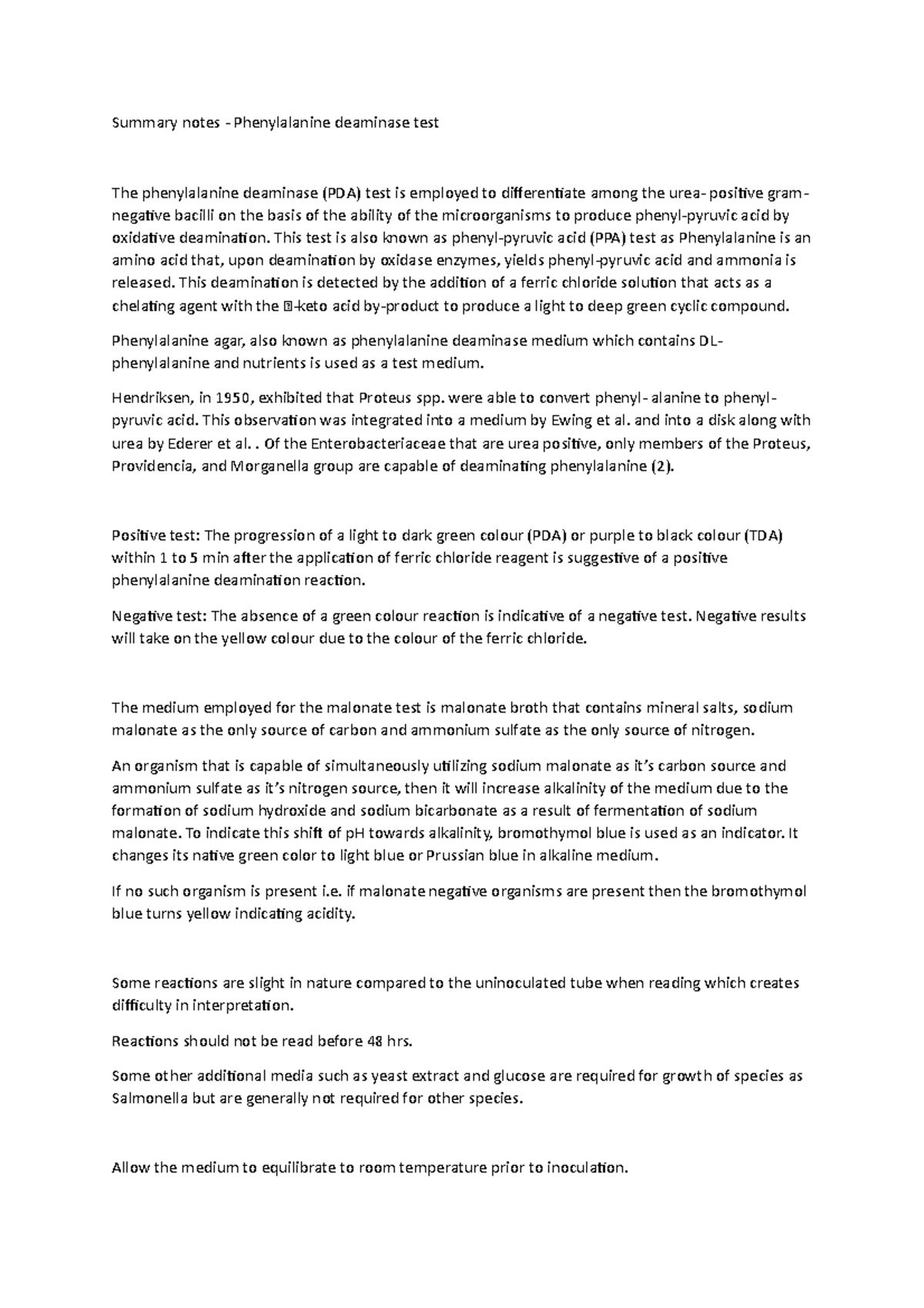 Lecture notes – Bioremediation using mixture of bacteria - Summary ...