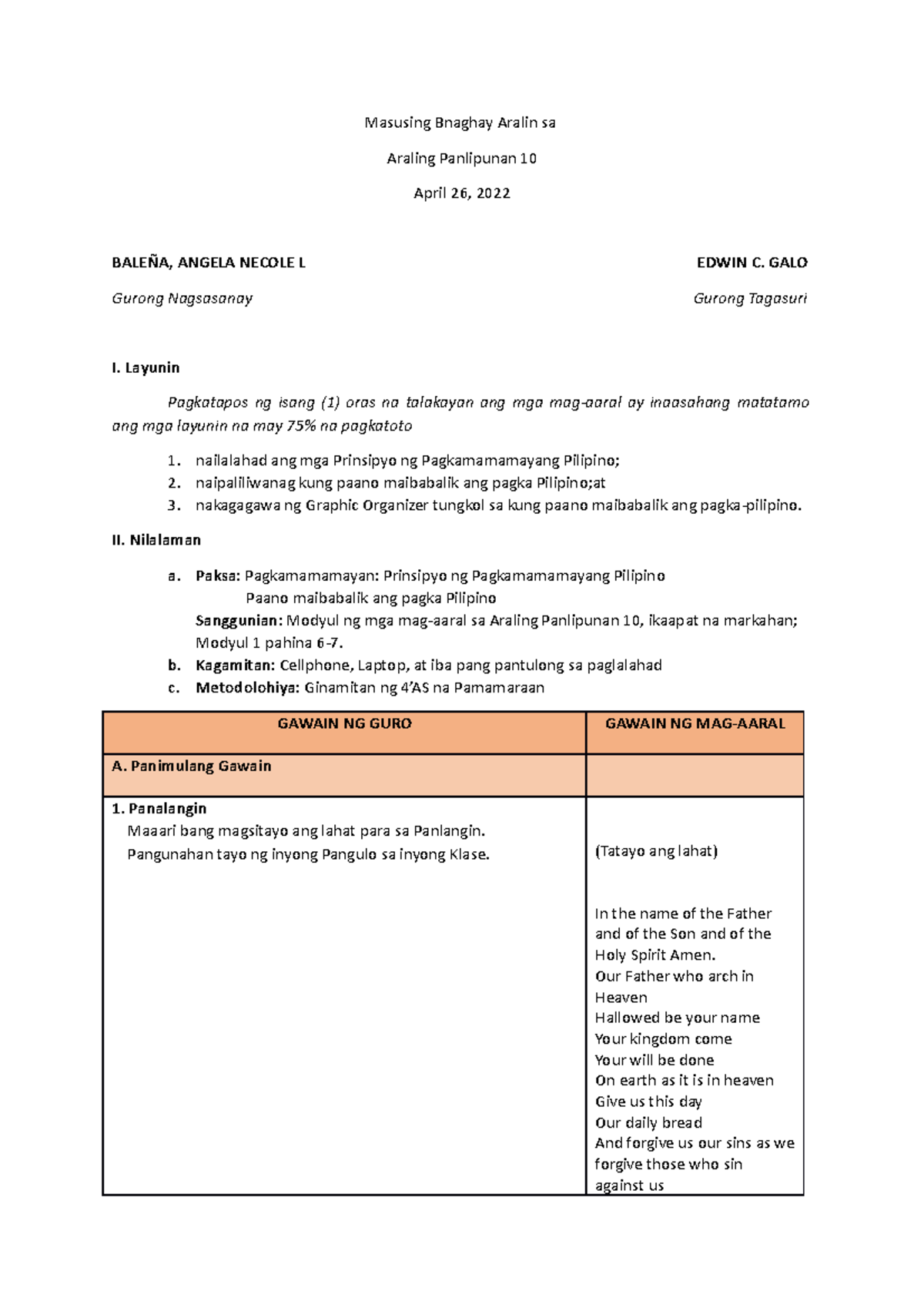 LP- Pagkamamamayan- mga batayan sa pagkamamayan - Masusing Bnaghay ...